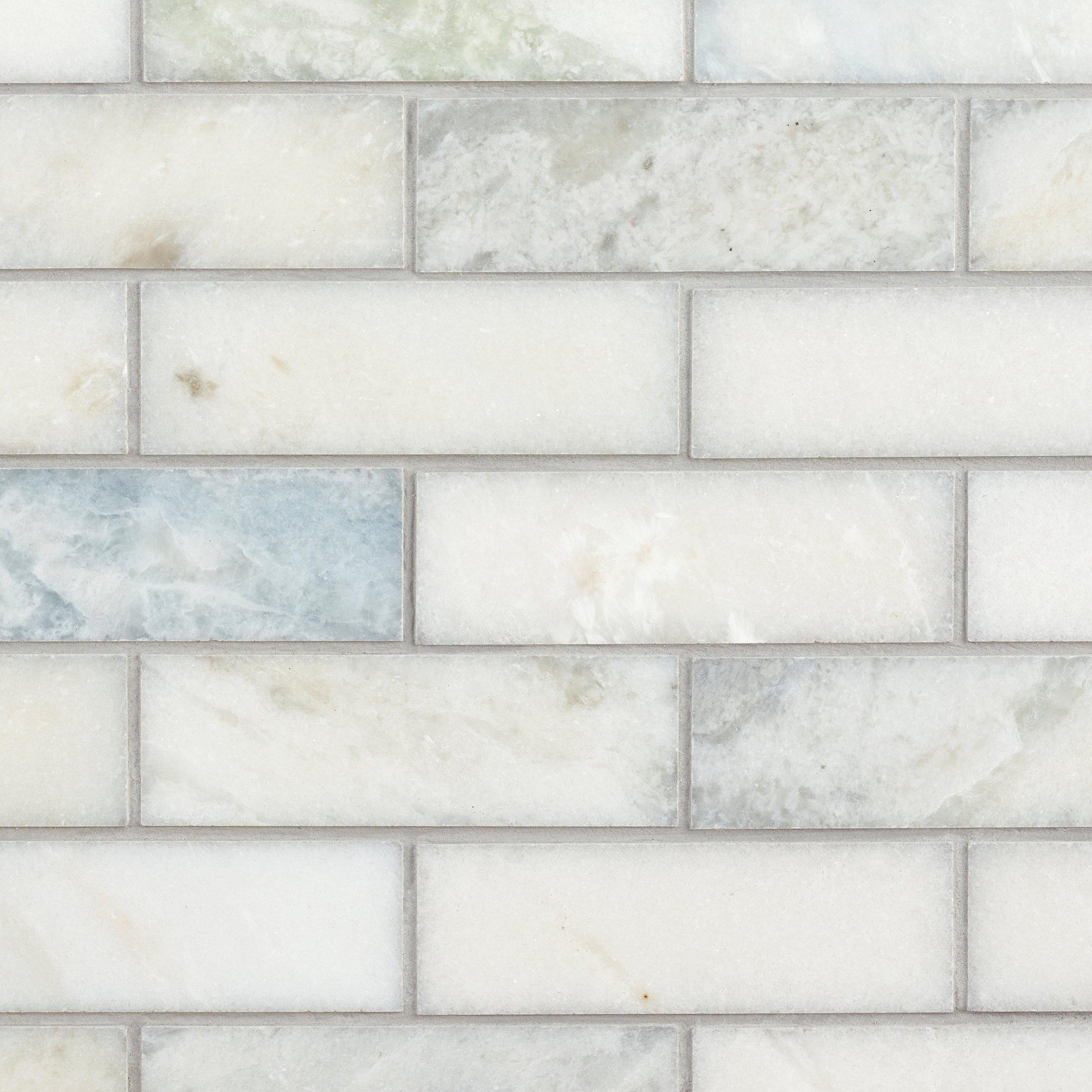 Sahara Carrara Marble Tile - 3 x 12 - 100417815 | Floor and Decor