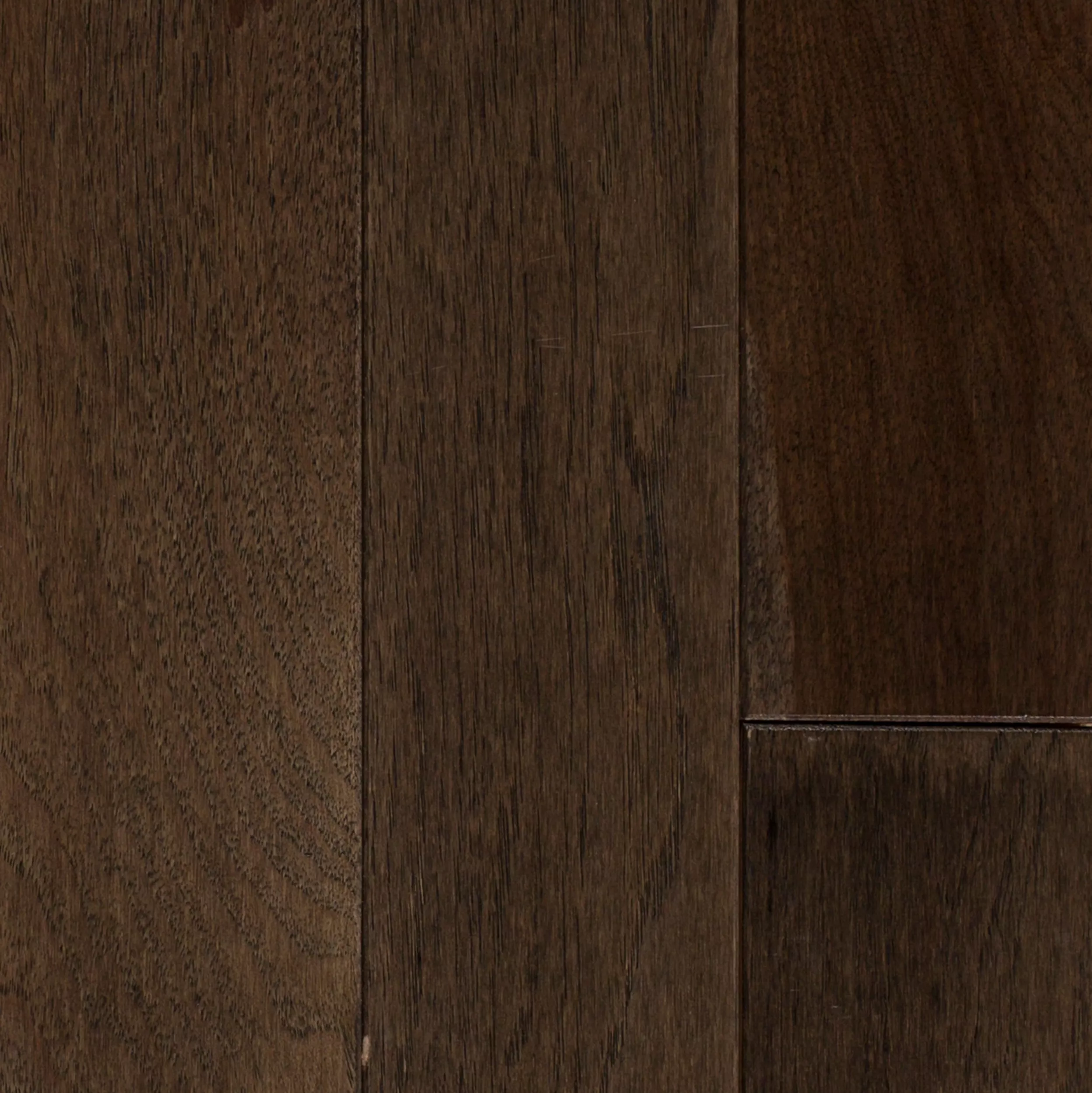 Graphite Hickory Wire Brushed Solid Hardwood | Floor and Decor