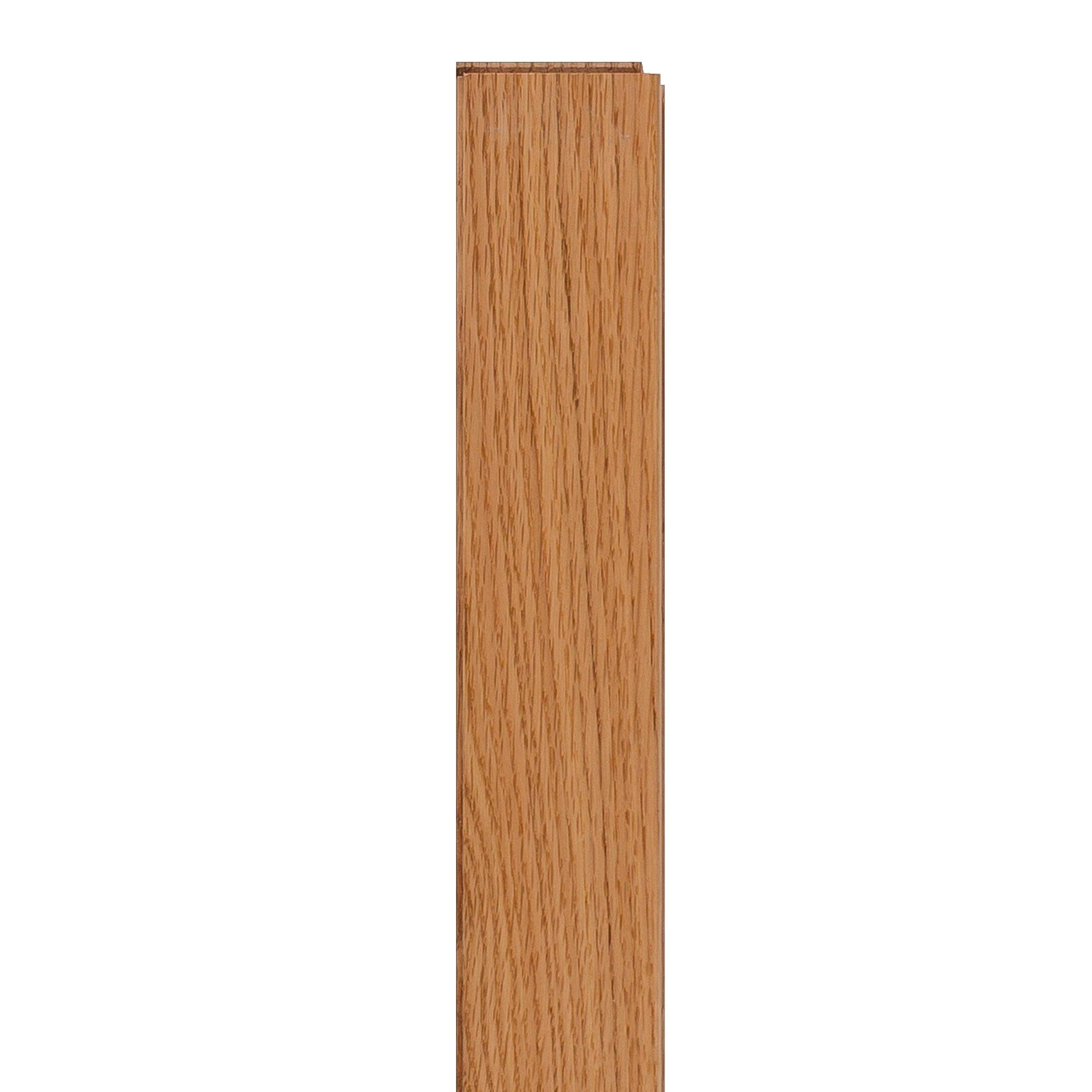 Gunstock Select Red Oak High Gloss Smooth Solid Hardwood - 3/4in. x 3 1 ...