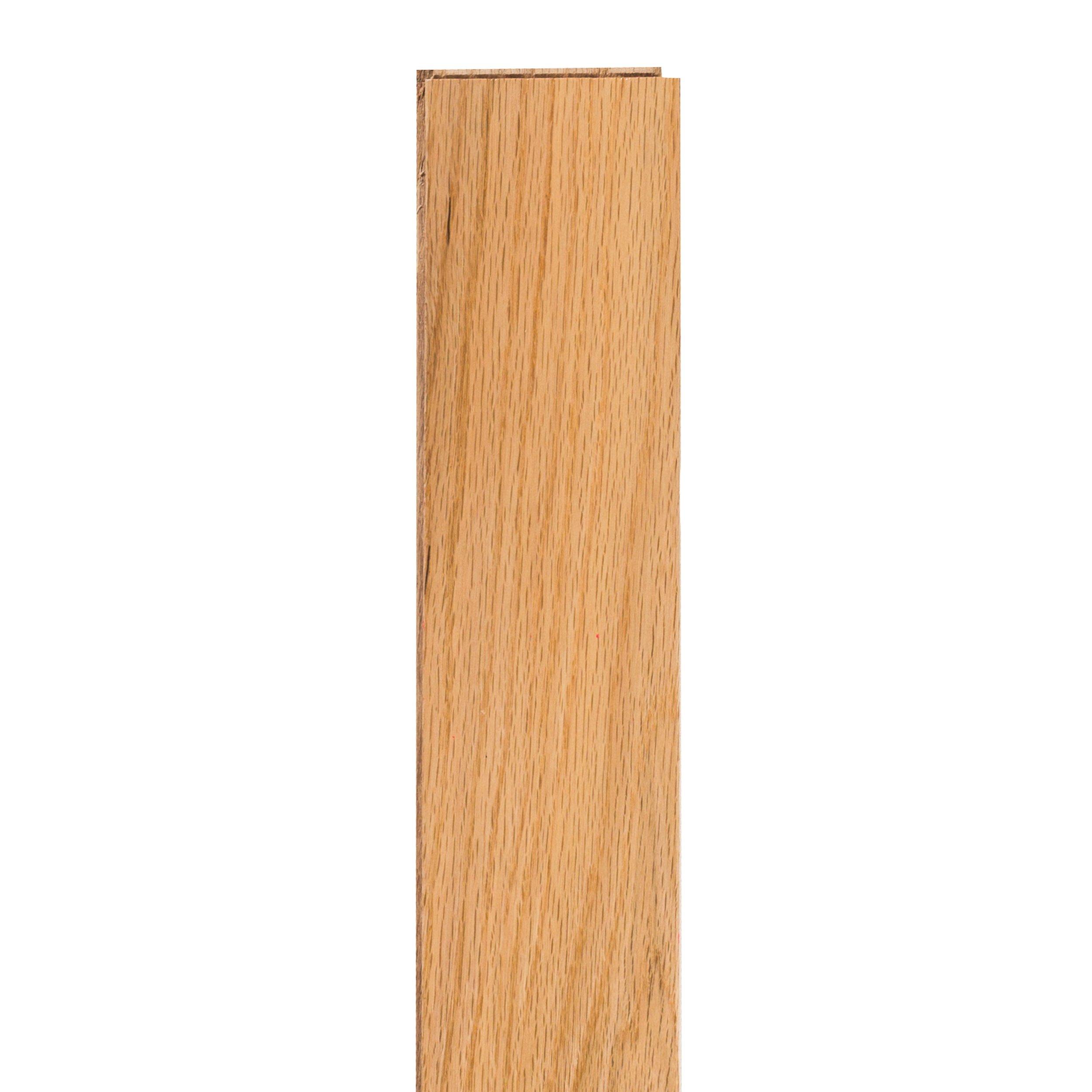 Natural Select Red Oak High Gloss Smooth Solid Hardwood - 3/4in. x 3 1 ...