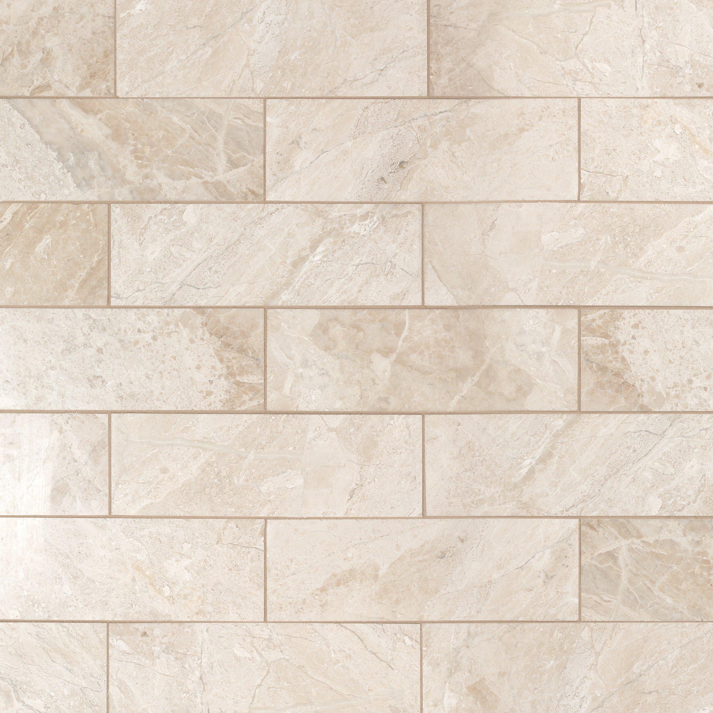 Crema Royal Polished Marble Tile | Floor and Decor