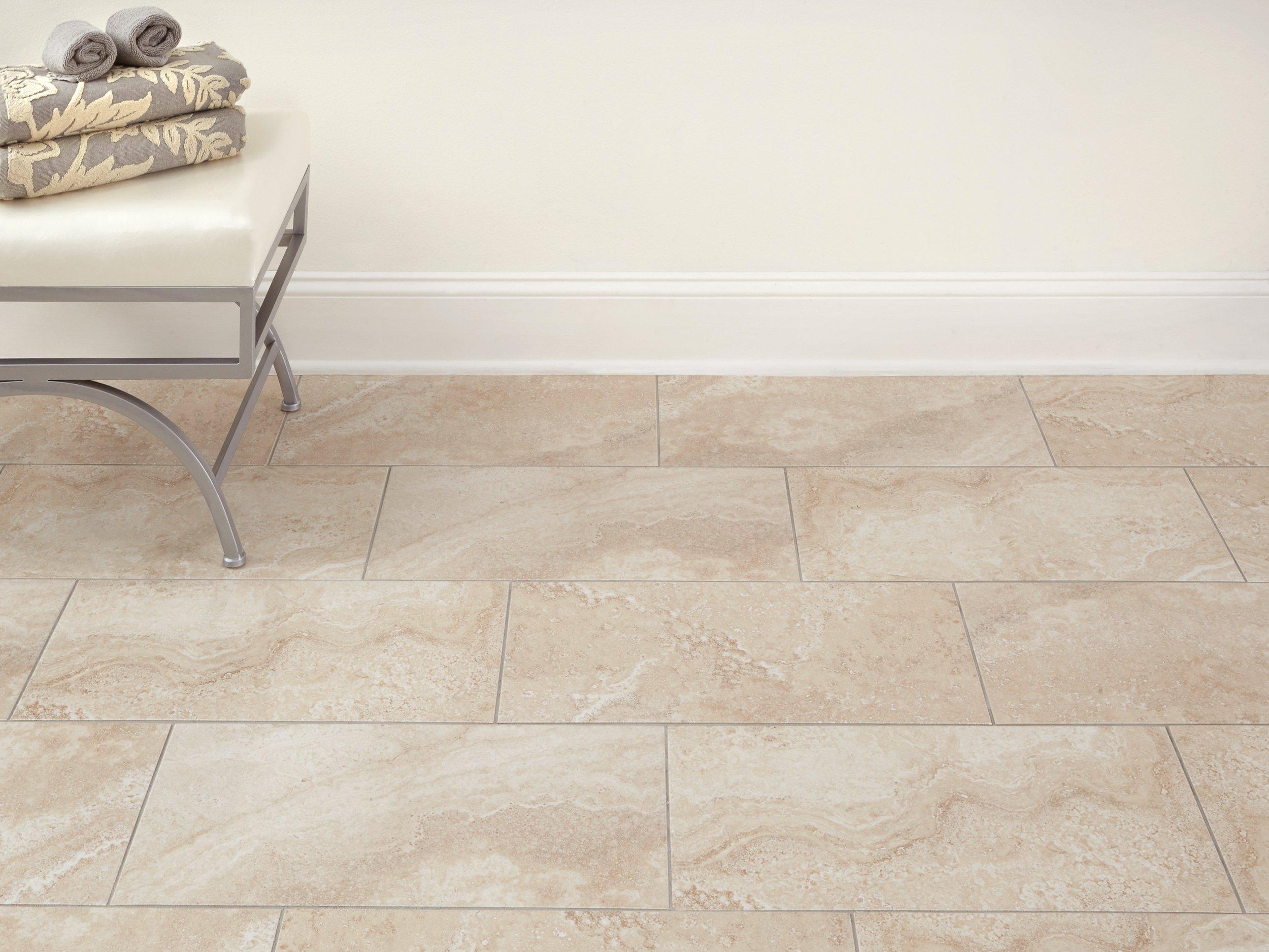 Elegance Cream Polished Porcelain Tile | Floor and Decor