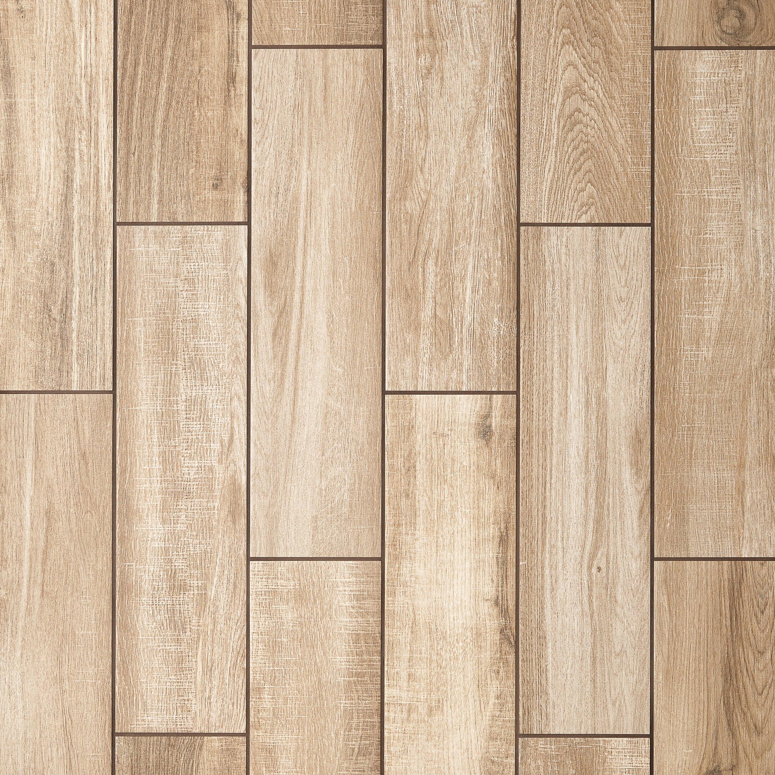 Sierra Beige Wood Plank Porcelain Tile | Floor and Decor