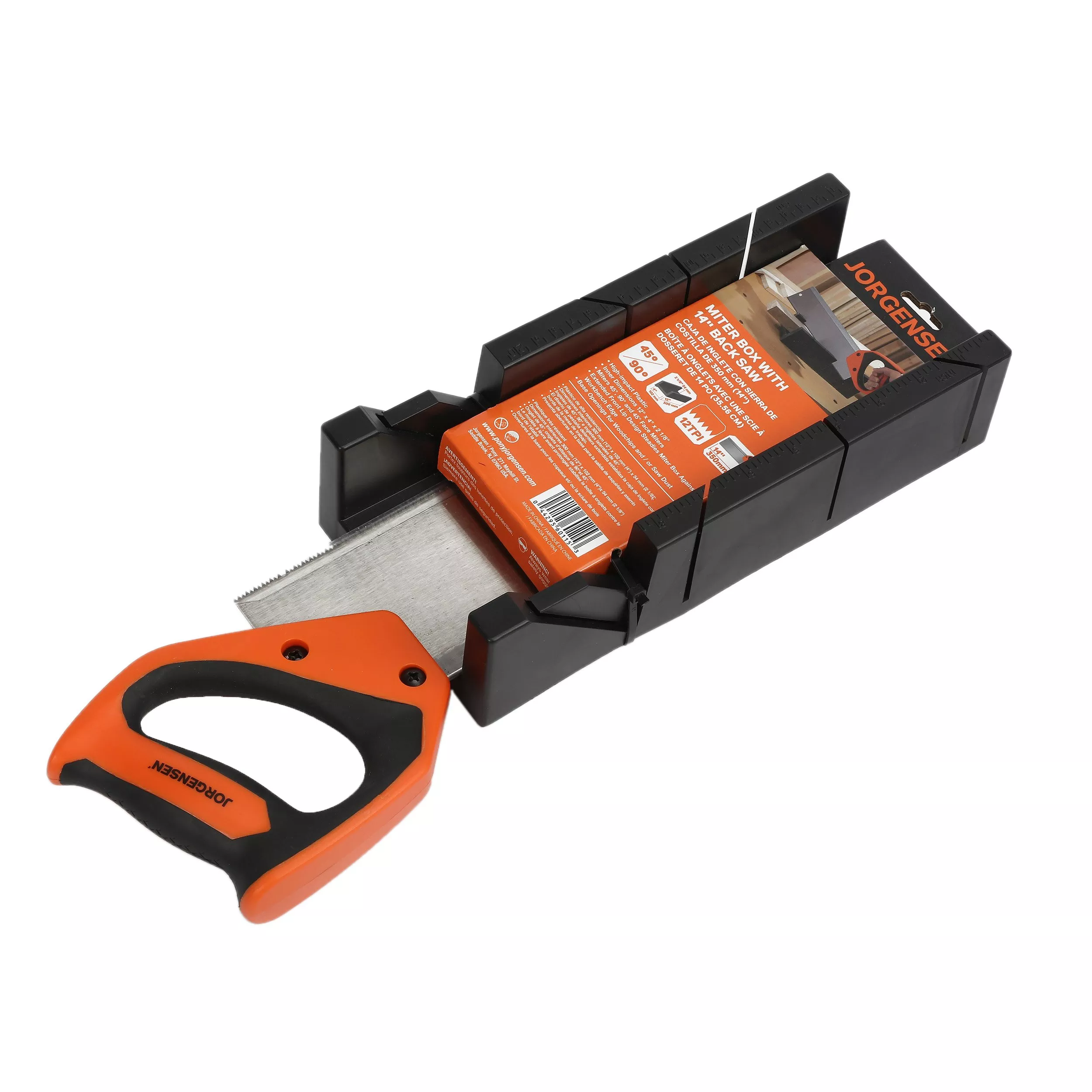 Jorgensen Miter Box with Back Saw | Floor and Decor