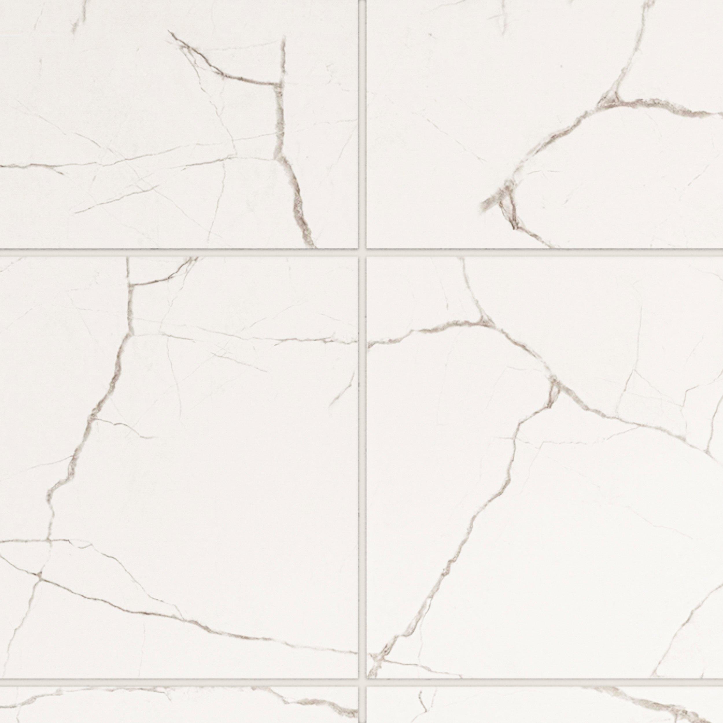Brindisi Bianco Polished Porcelain Tile - 24 x 48 - 100779875 | Floor ...