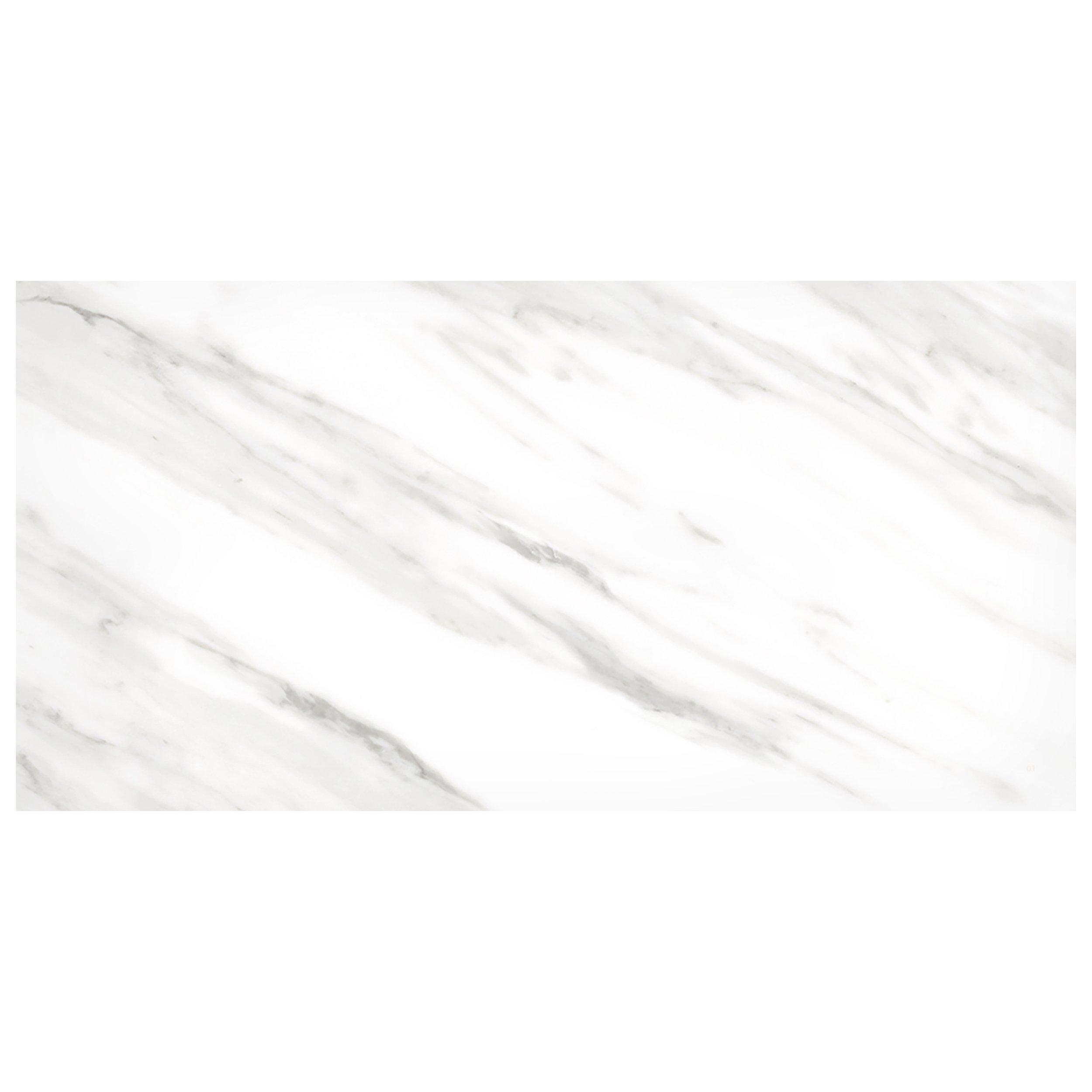 Cesari Bianca II Polished Porcelain Tile | Floor and Decor