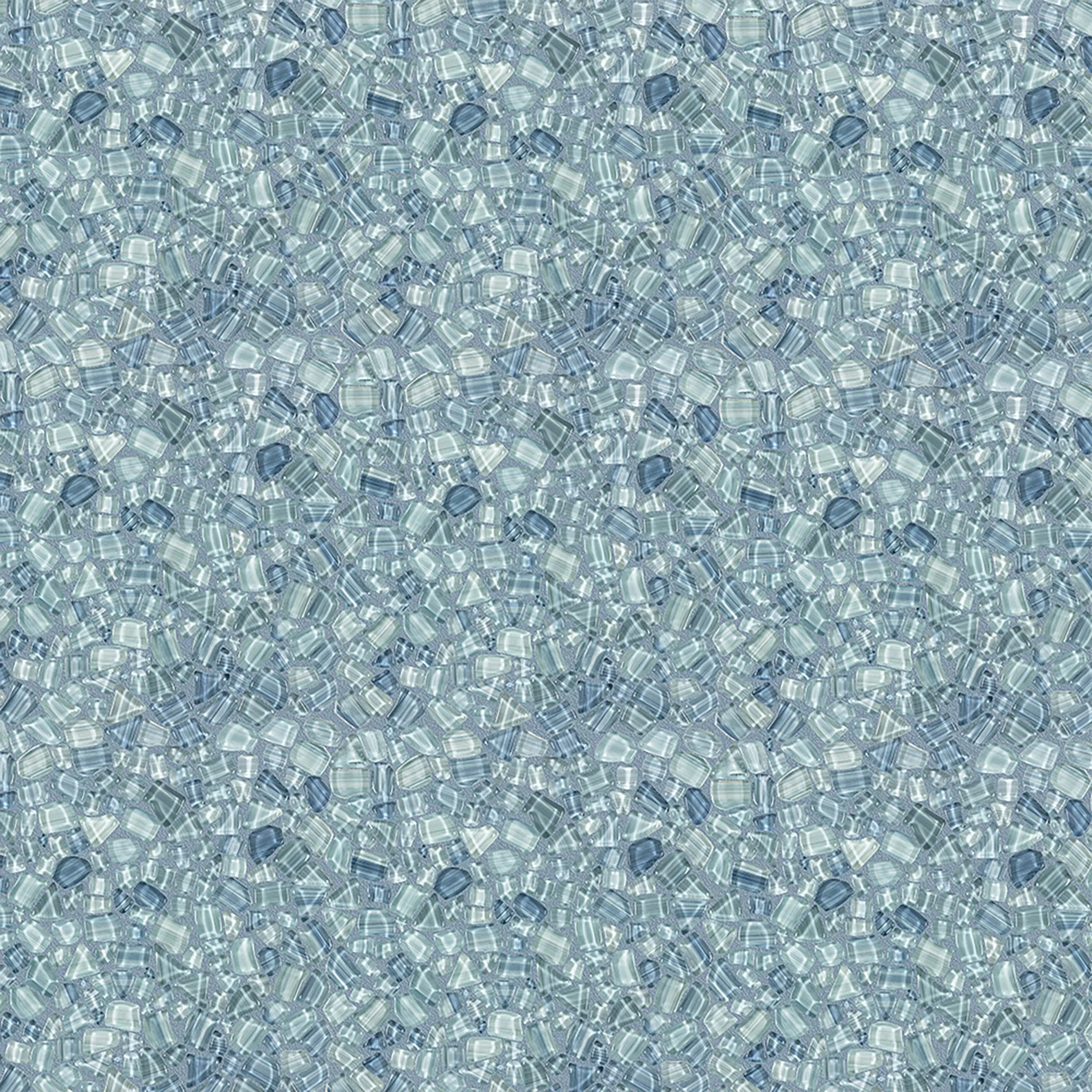 Crystal Cove Glass Pebble Mosaic | Floor and Decor