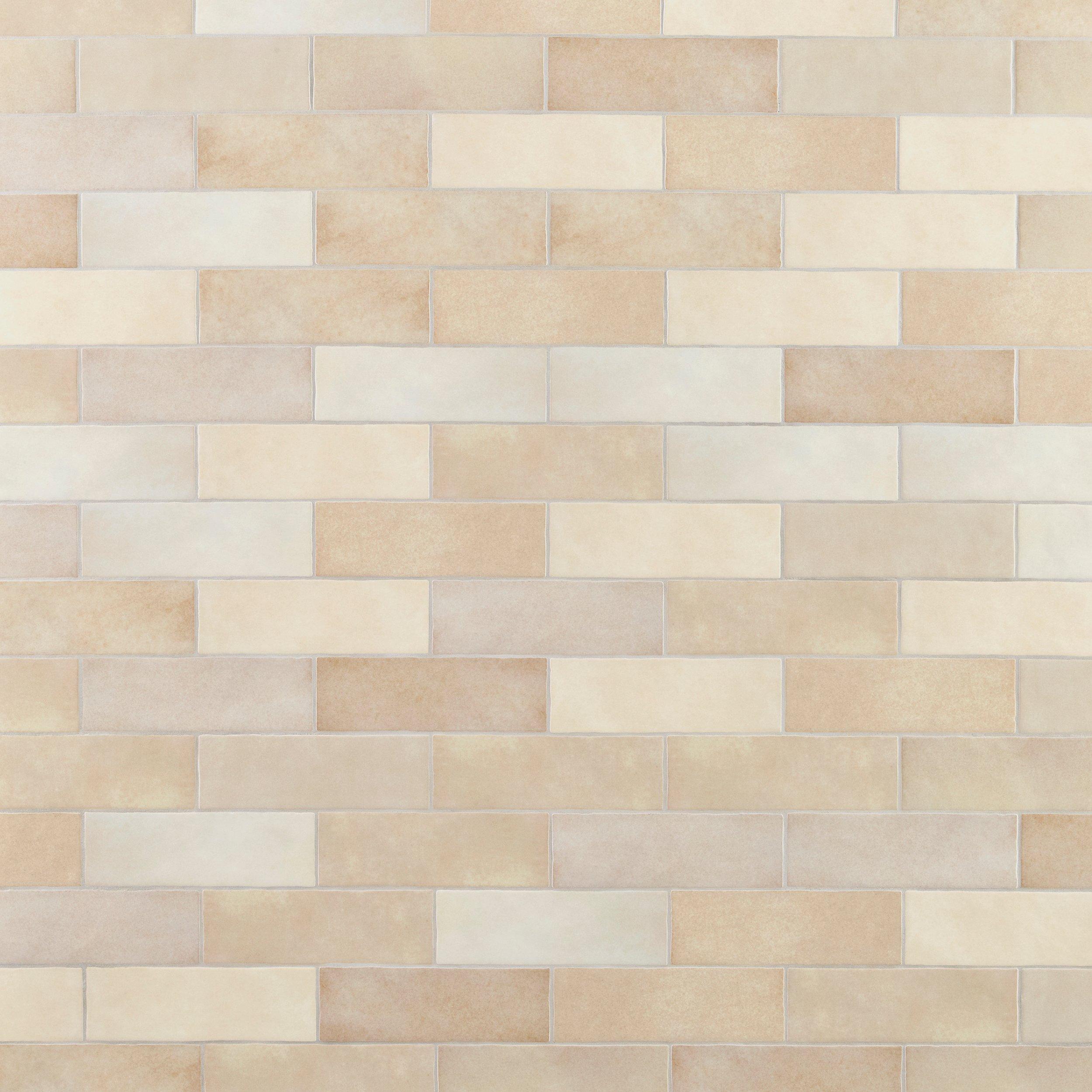 Zellige Perla Polished Ceramic Tile - 5 x 5 - 100776624 | Floor and Decor