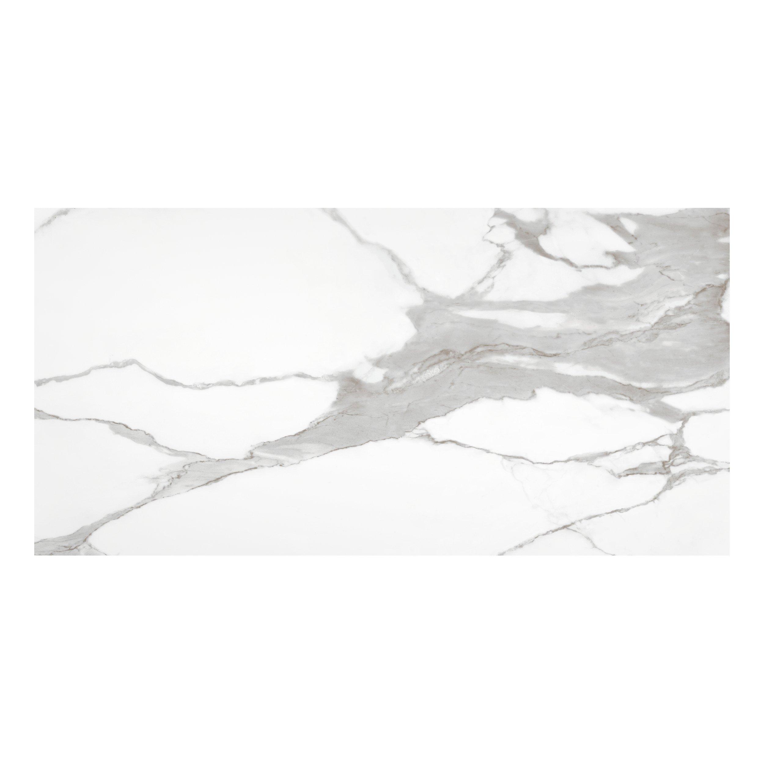 Brindisi Bianco Polished Porcelain Tile - 24 x 48 - 100779875 | Floor ...