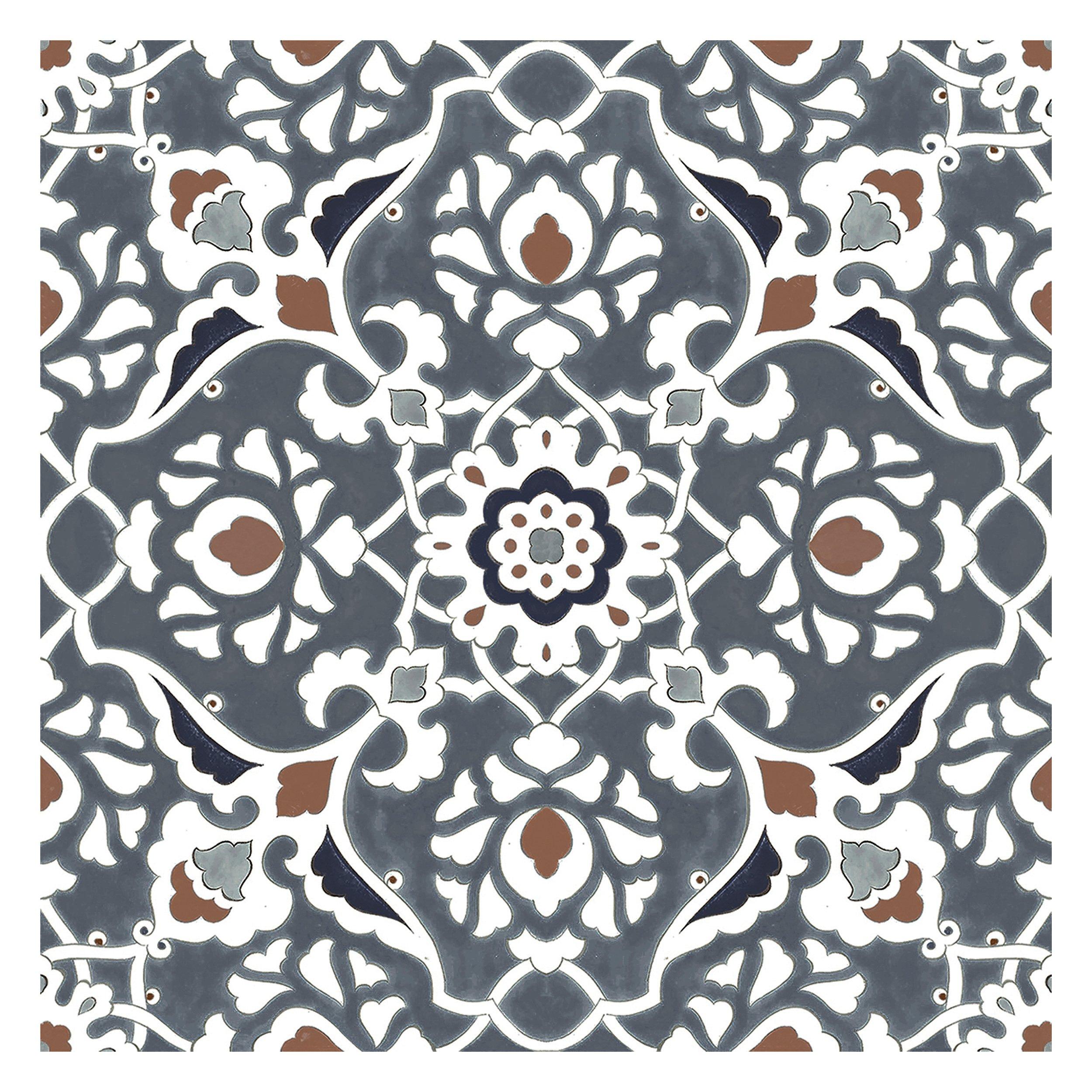 Atlas Blue Matte Porcelain Tile - 8 x 8 - 100884501 | Floor and Decor