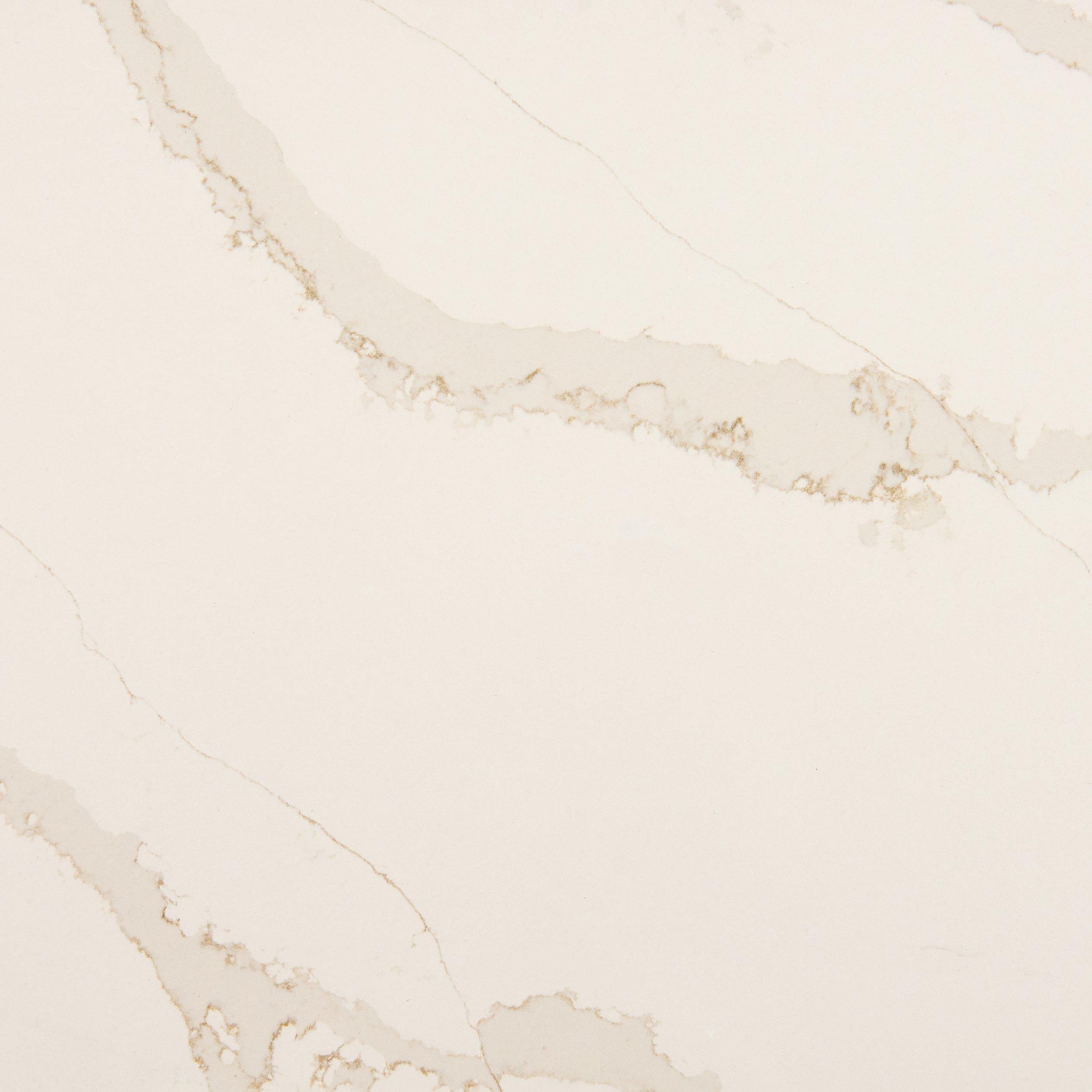 Sample - Calacatta Patriotic Quartz Custom Countertop | Floor and Decor