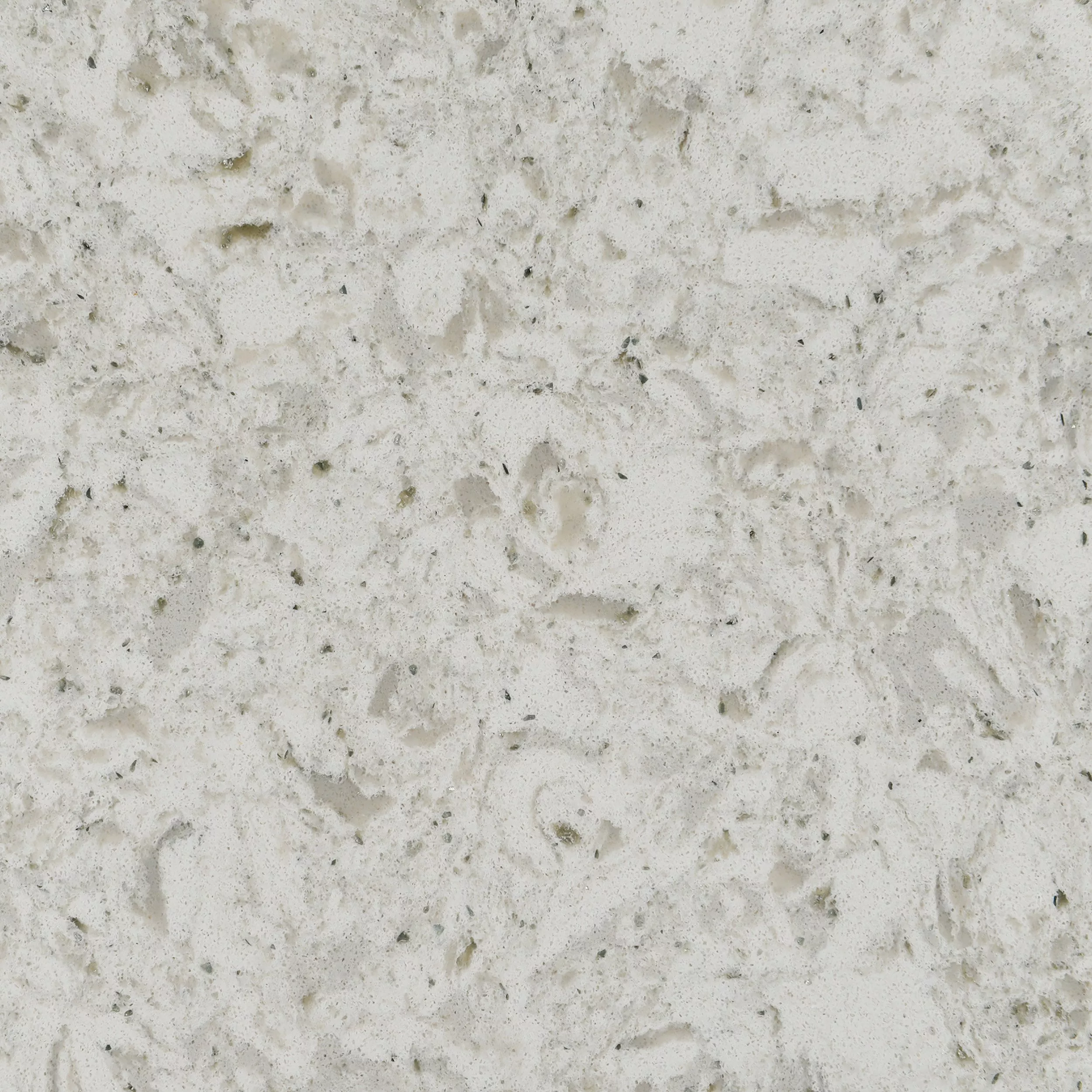 White Quartz Countertop Sample