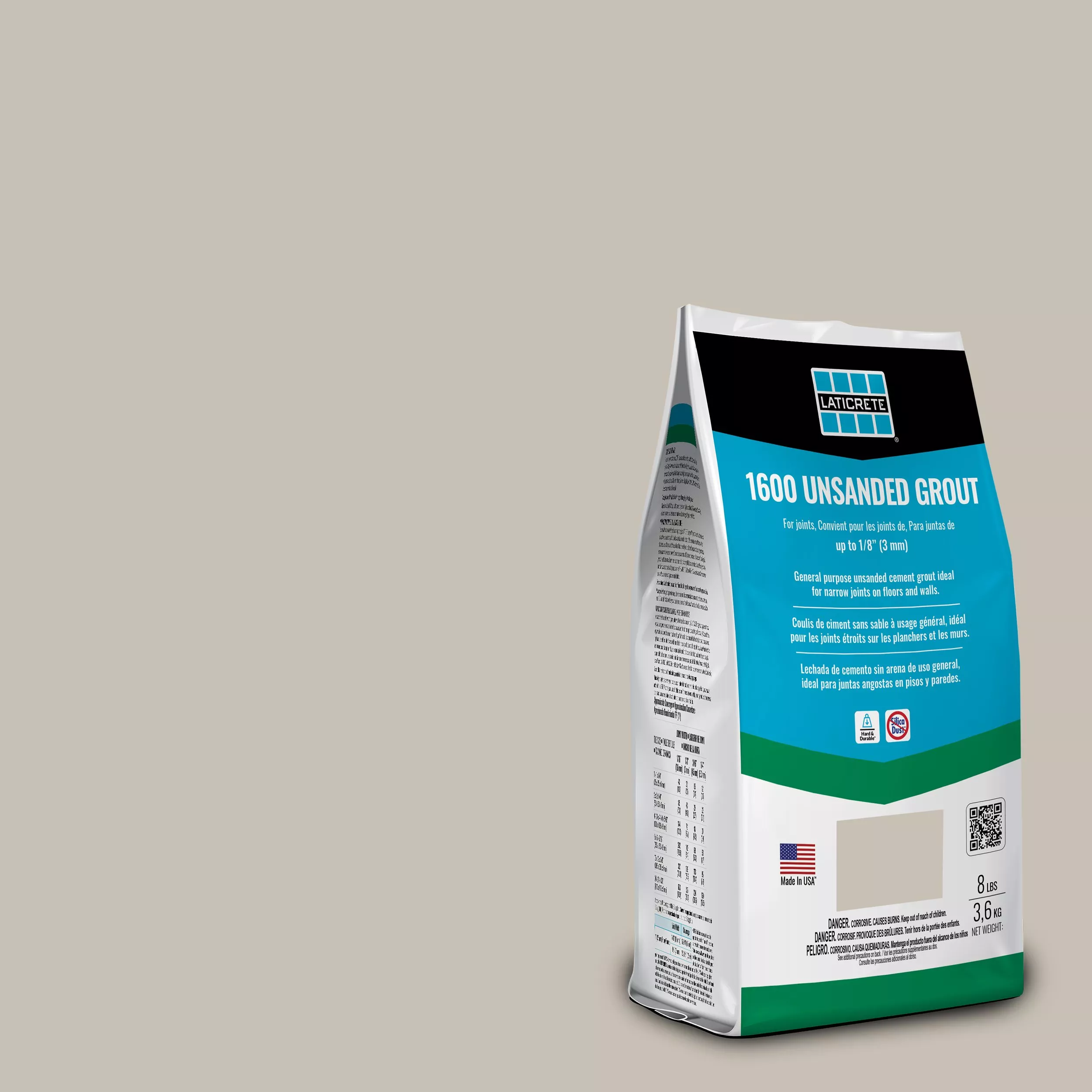 Laticrete 90 Light Pewter 1600 Unsanded Grout | Floor and Decor