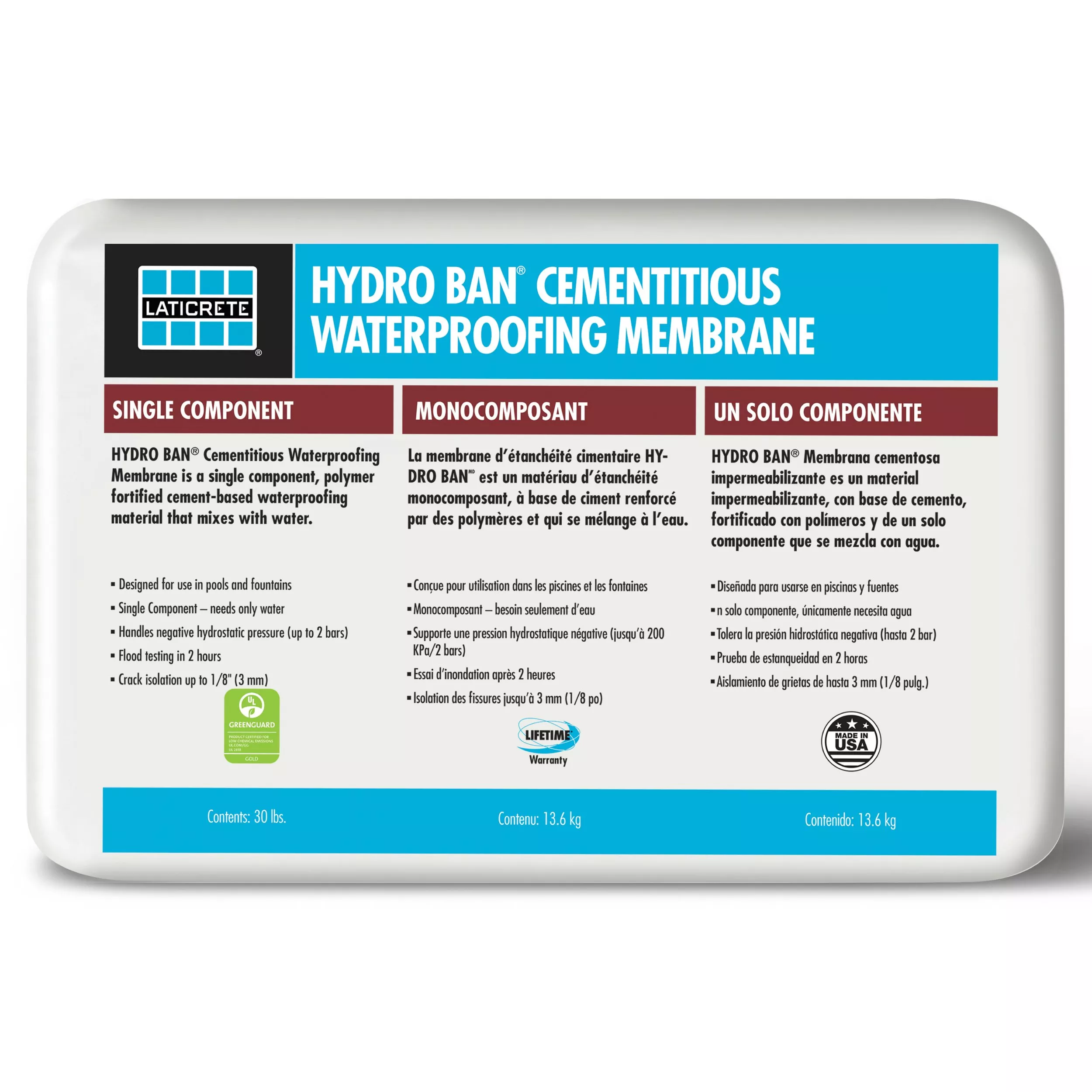 Laticrete Hydro Ban Cementitous Waterproofing Membrane | Floor and Decor
