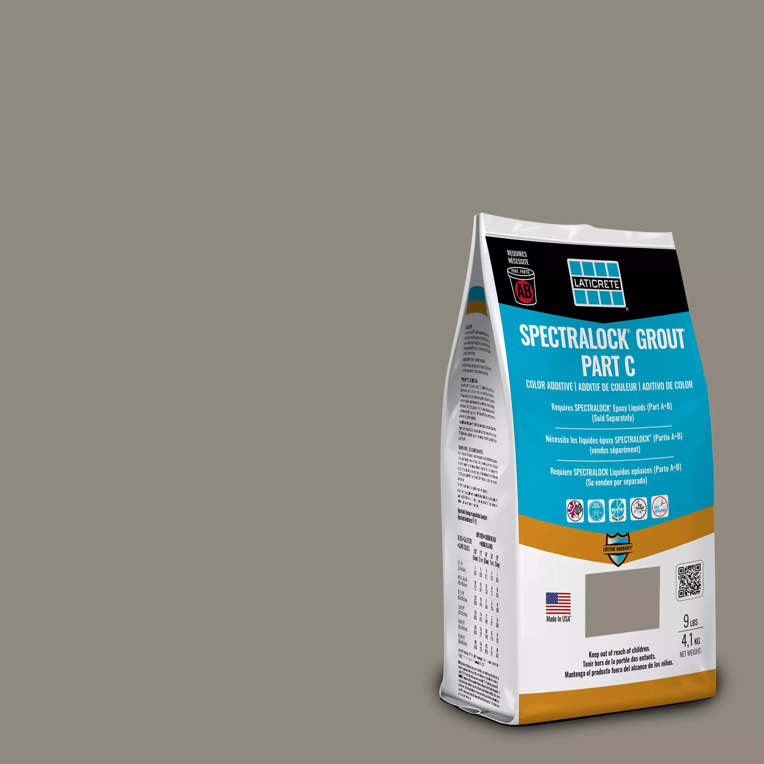 Laticrete 24 Natural Gray Spectralock Part C | Floor and Decor