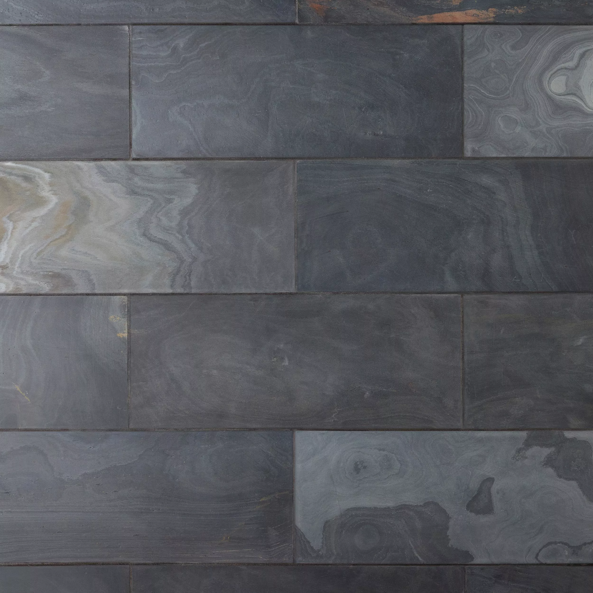 Black Slate Tile Texture