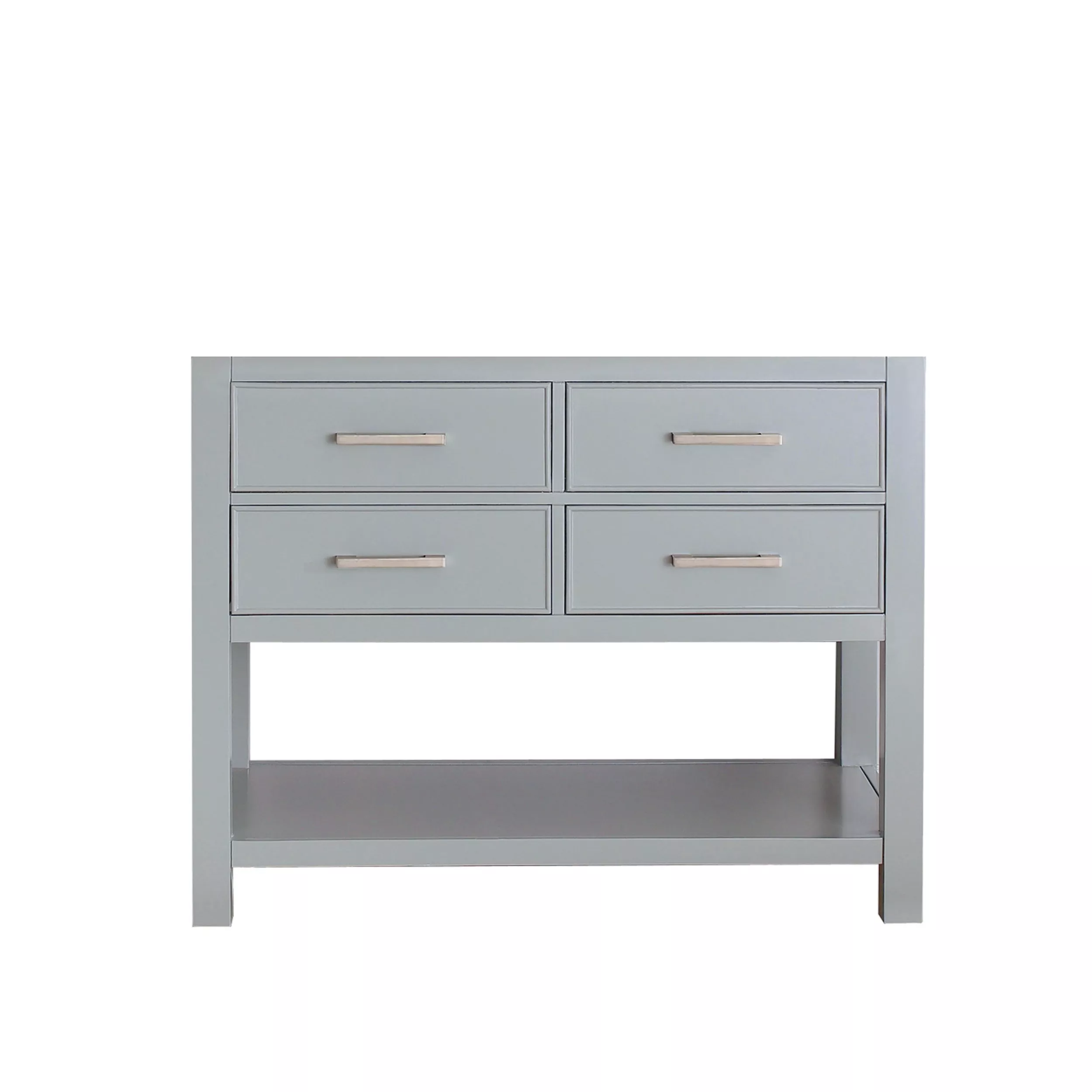 Hampton 42 in. Chilled Gray Single Vanity Base | Floor and Decor