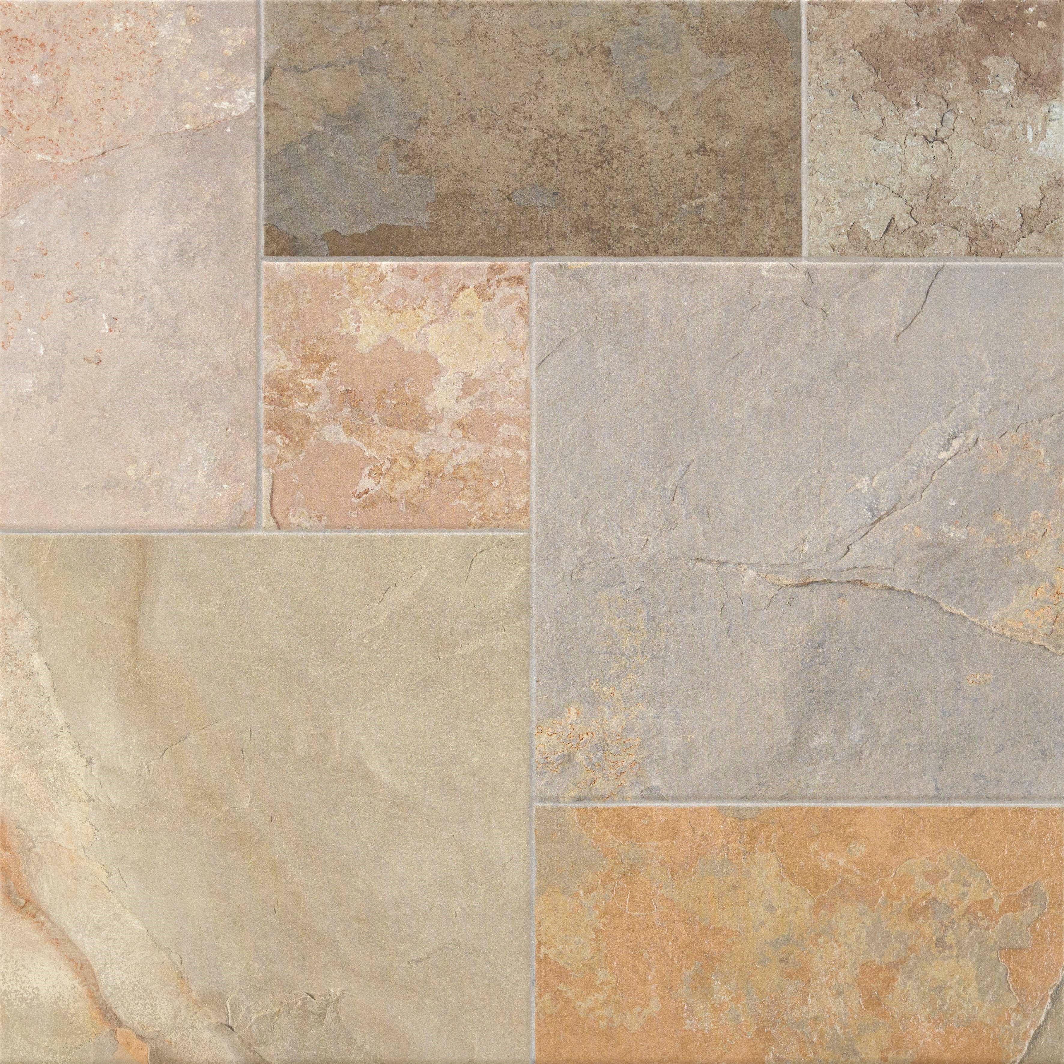 Aspen Multi Porcelain Tile - 24 x 24 - 100905975 | Floor and Decor