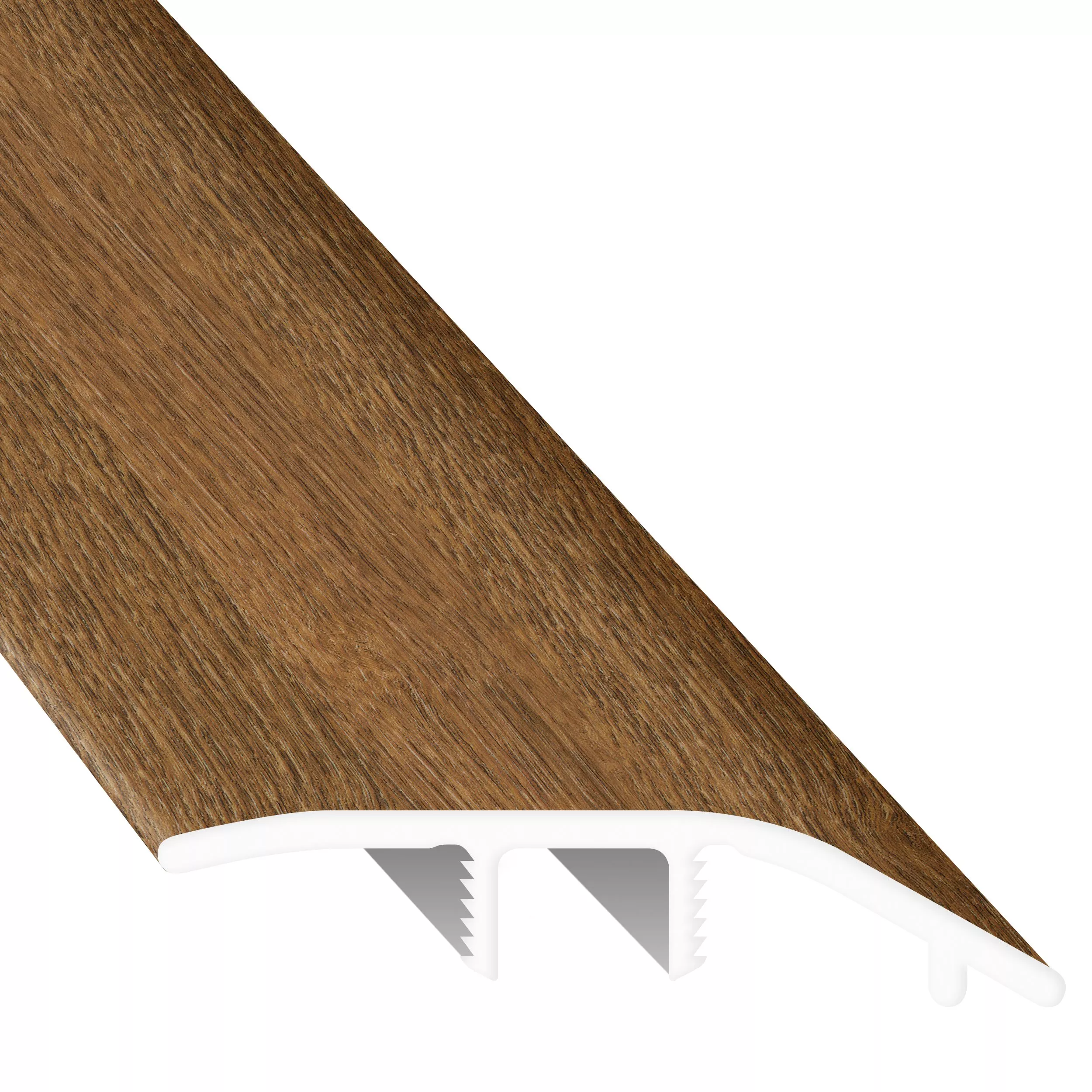 Spiced Oak 8WL 94in. Vinyl Overlapping Reducer | Floor and Decor