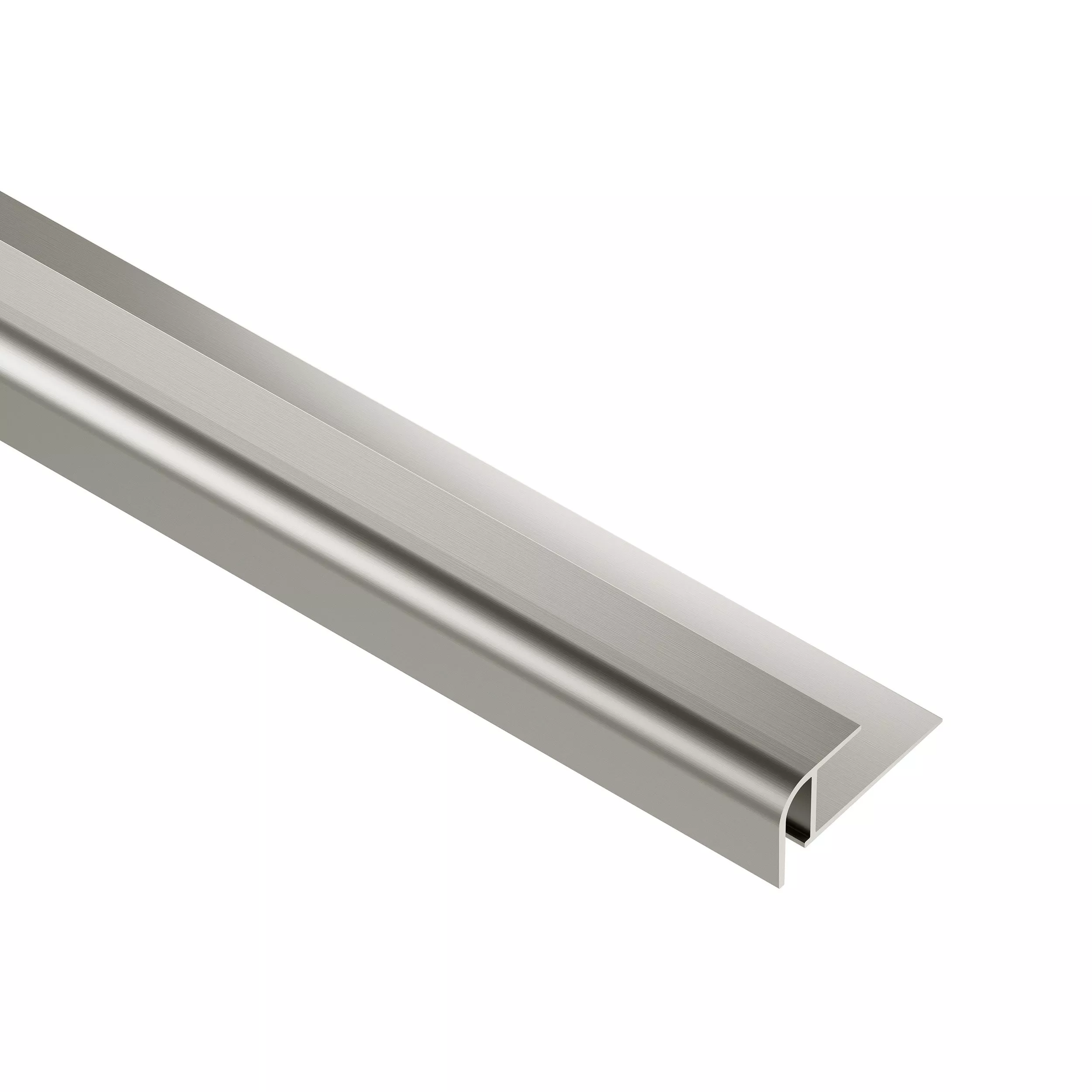 Schluter Vinpro-RO 1/2in. Aluminum Brushed Nickel | Floor and Decor