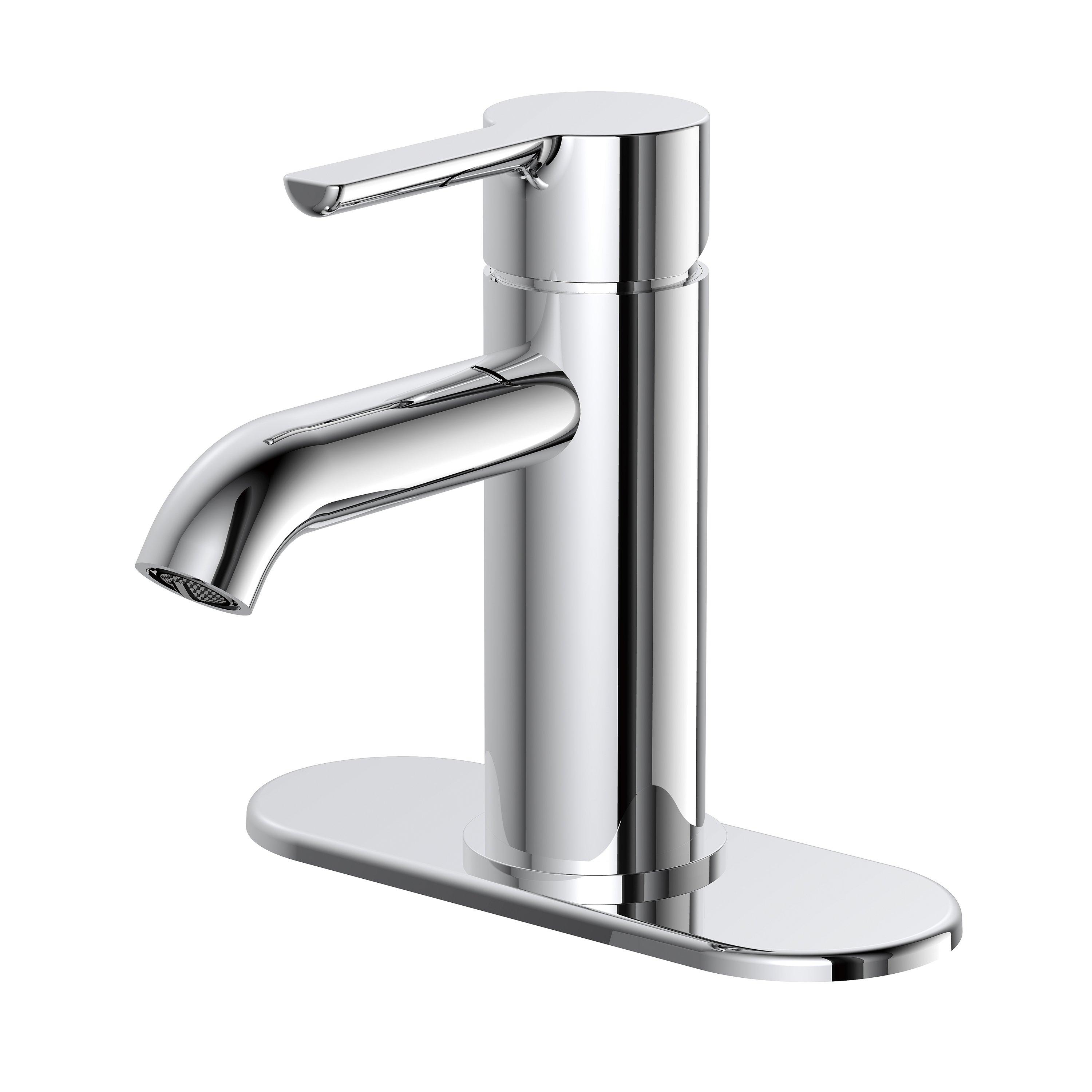 Rhiver Monoblock Chrome Faucet | Floor and Decor
