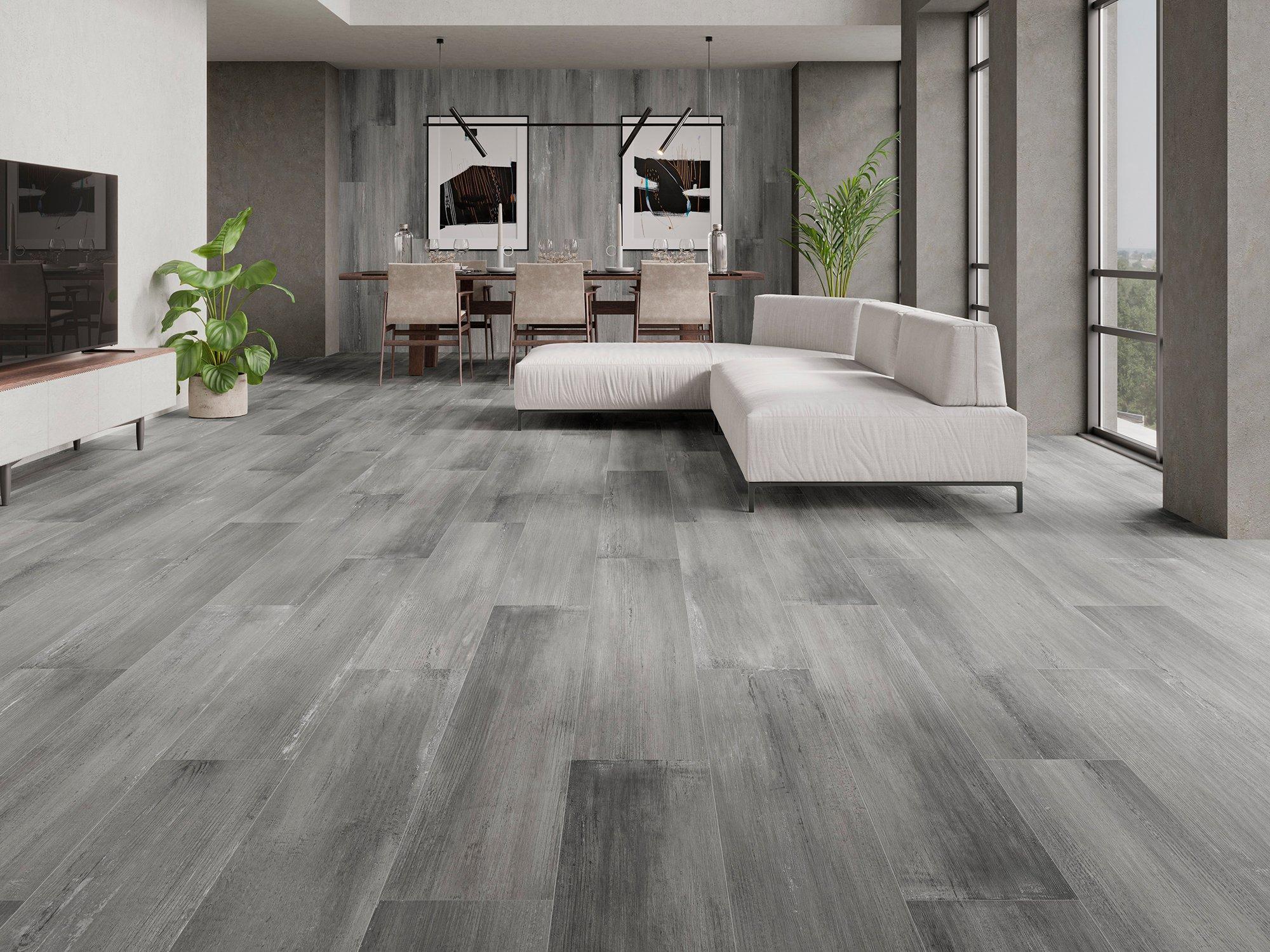 Wister Gray Porcelain Tile Floor and Decor