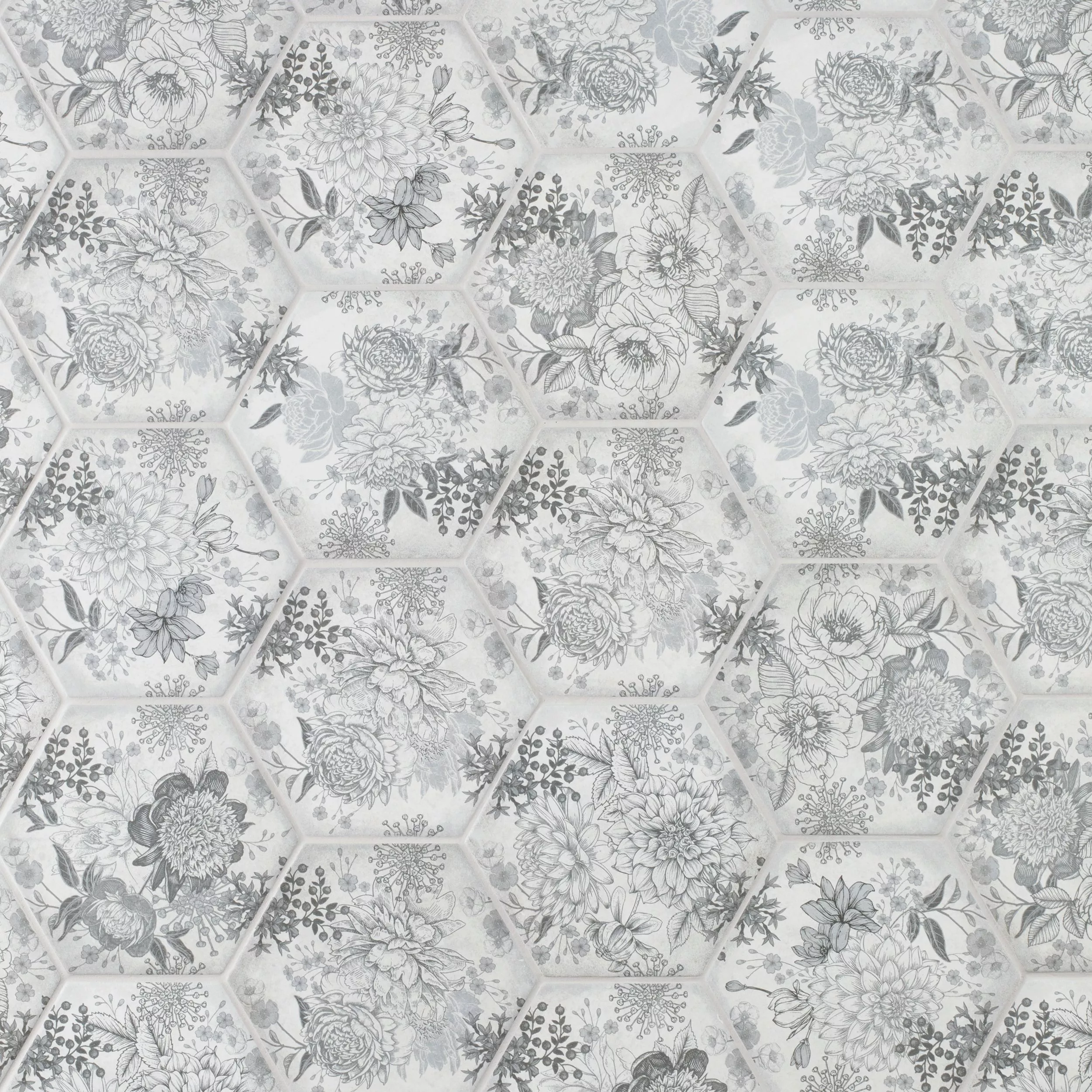 Nora 8 in. Hexagon Porcelain Tile | Floor and Decor