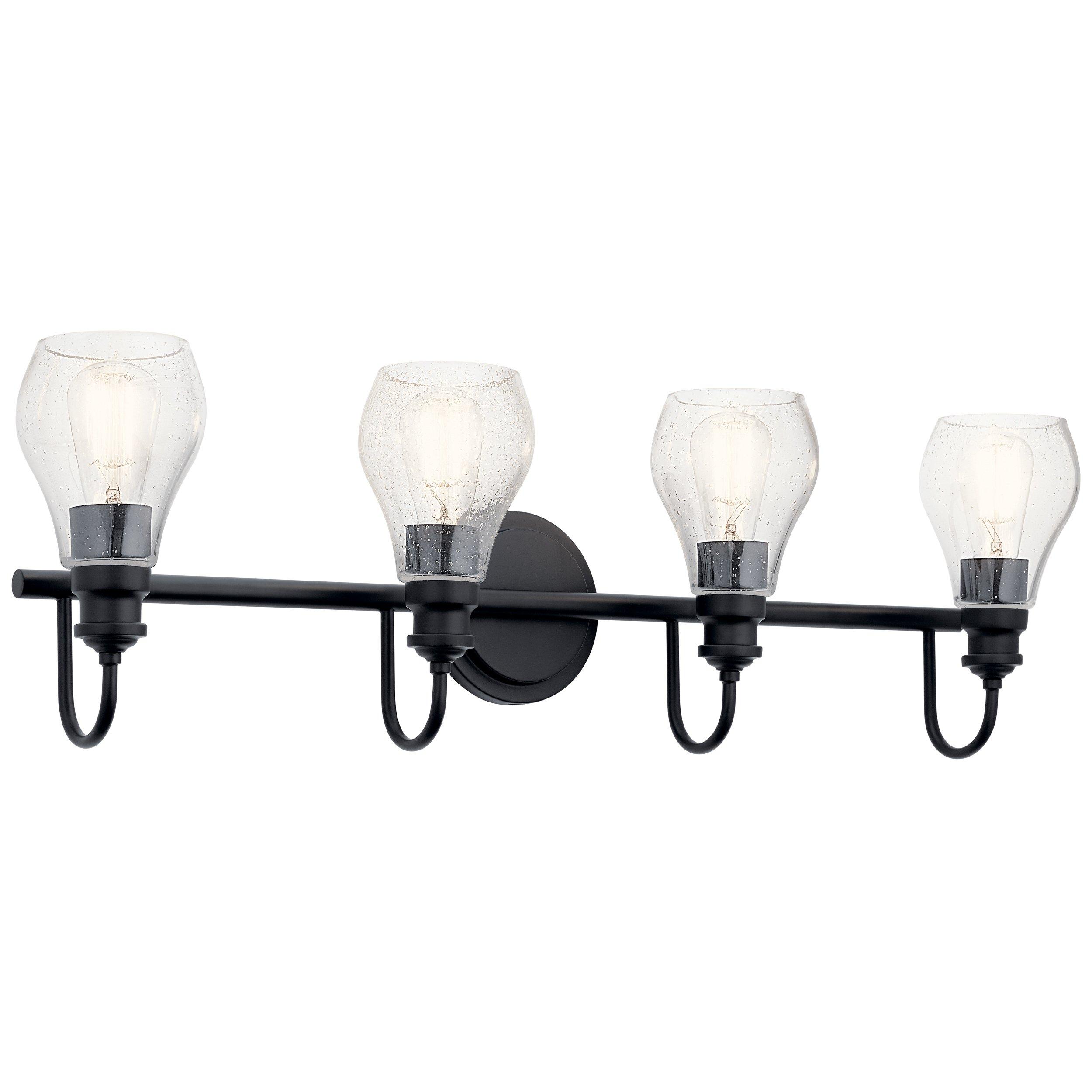 Greenbrier Black Quad Sconce | Floor and Decor