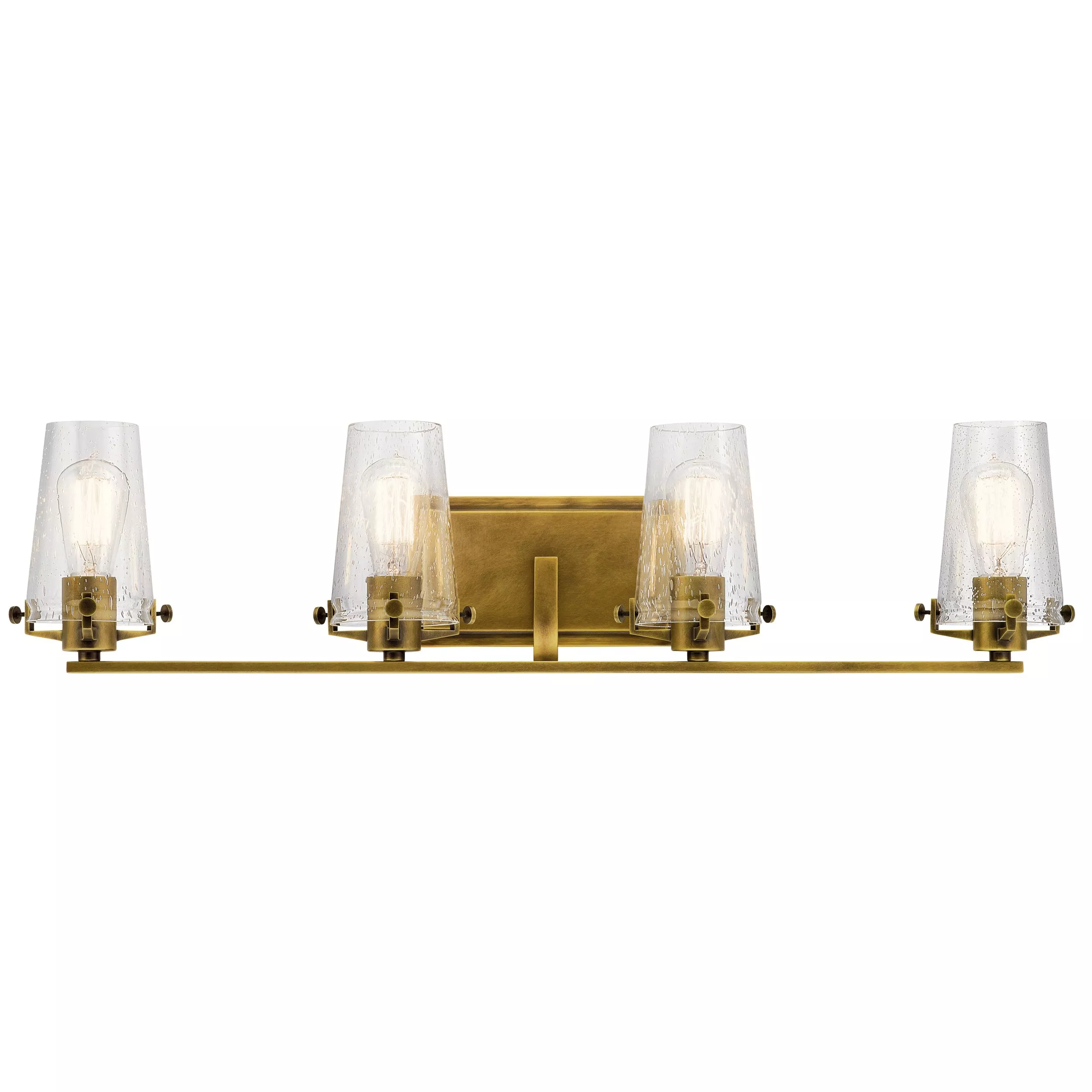 Alton Natural Brass Quad Sconce | Floor and Decor