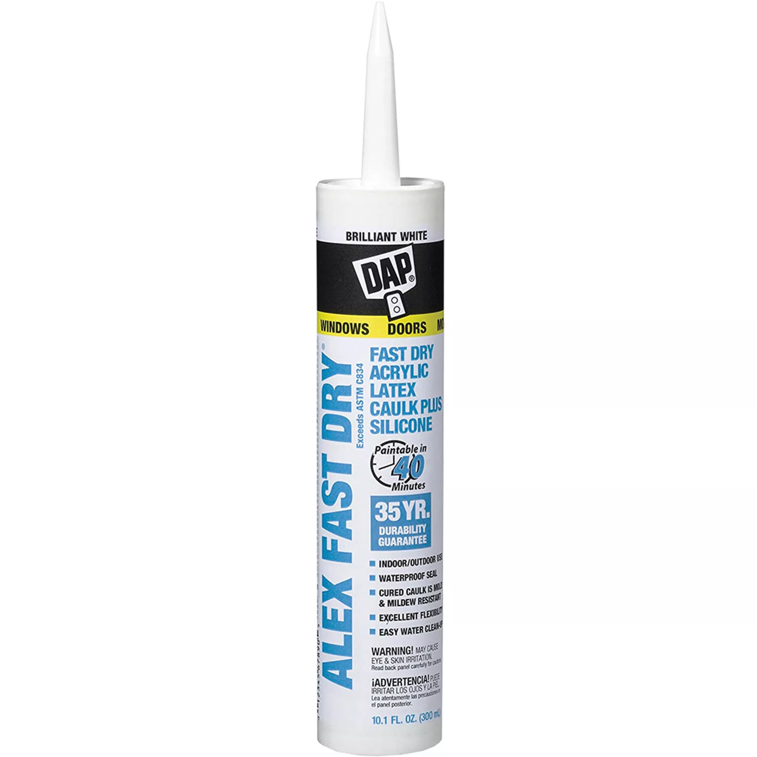 Dap Alex Fast Plus White Caulk | Floor and Decor
