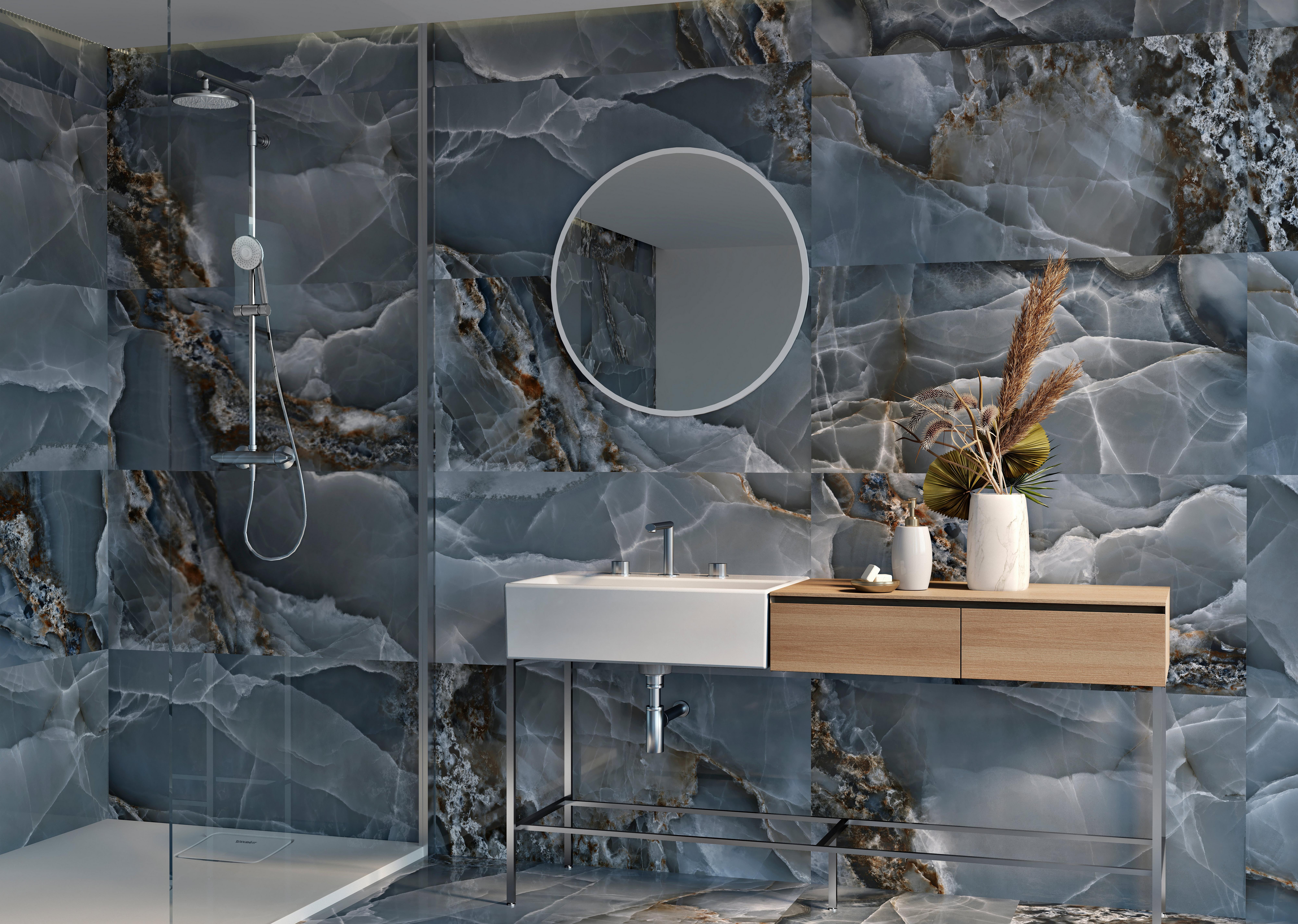 Dramatic Stone Look Tile