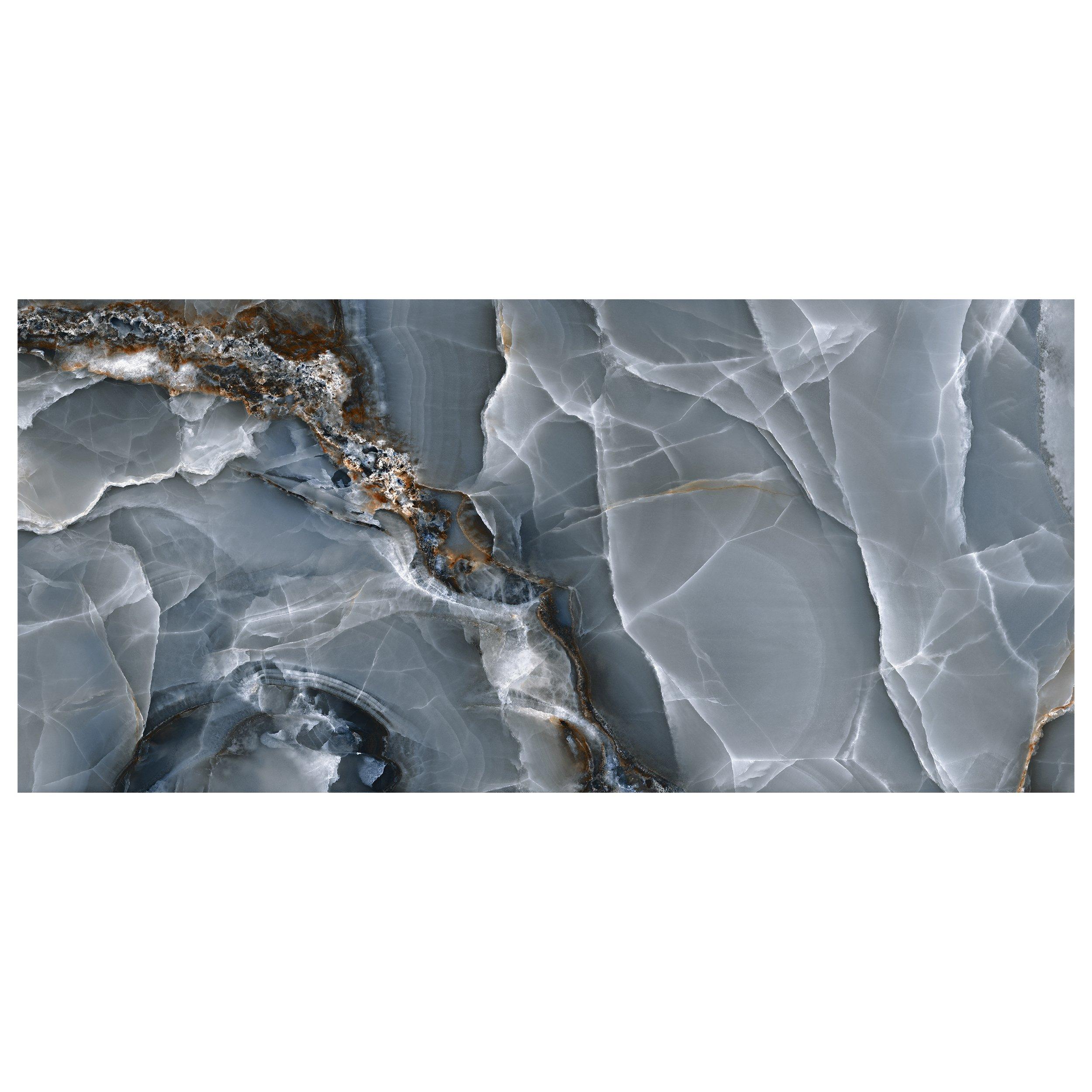 Belize Azul Polished Porcelain Tile Floor And Decor