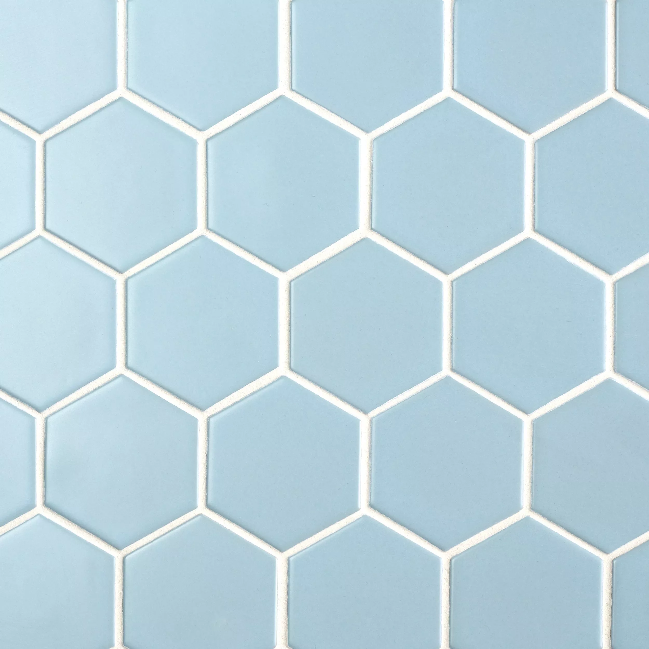 Rain 3 in. Hexagon Matte Porcelain Mosaic | Floor and Decor