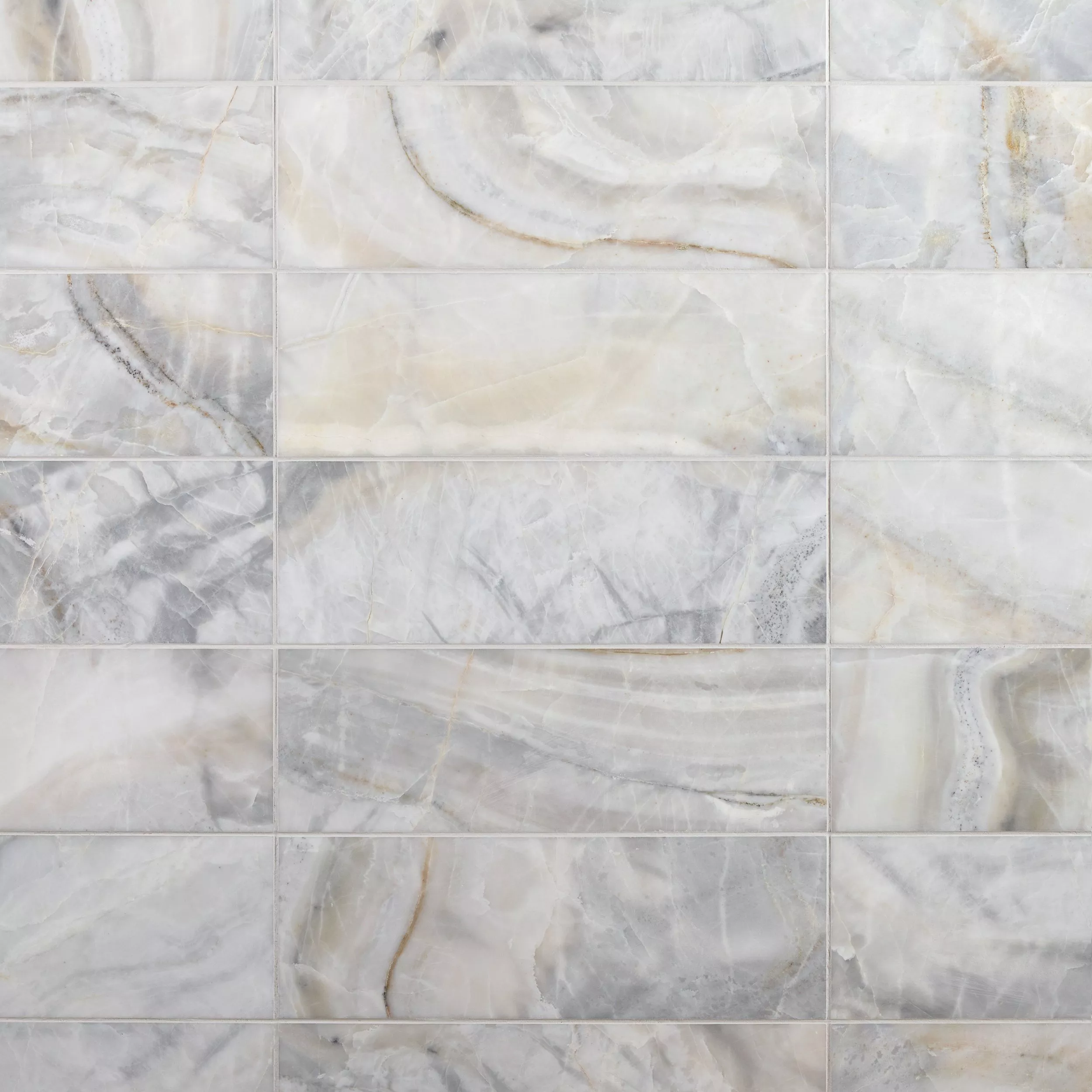 Arctic Ice Polished Marble Tile | Floor and Decor