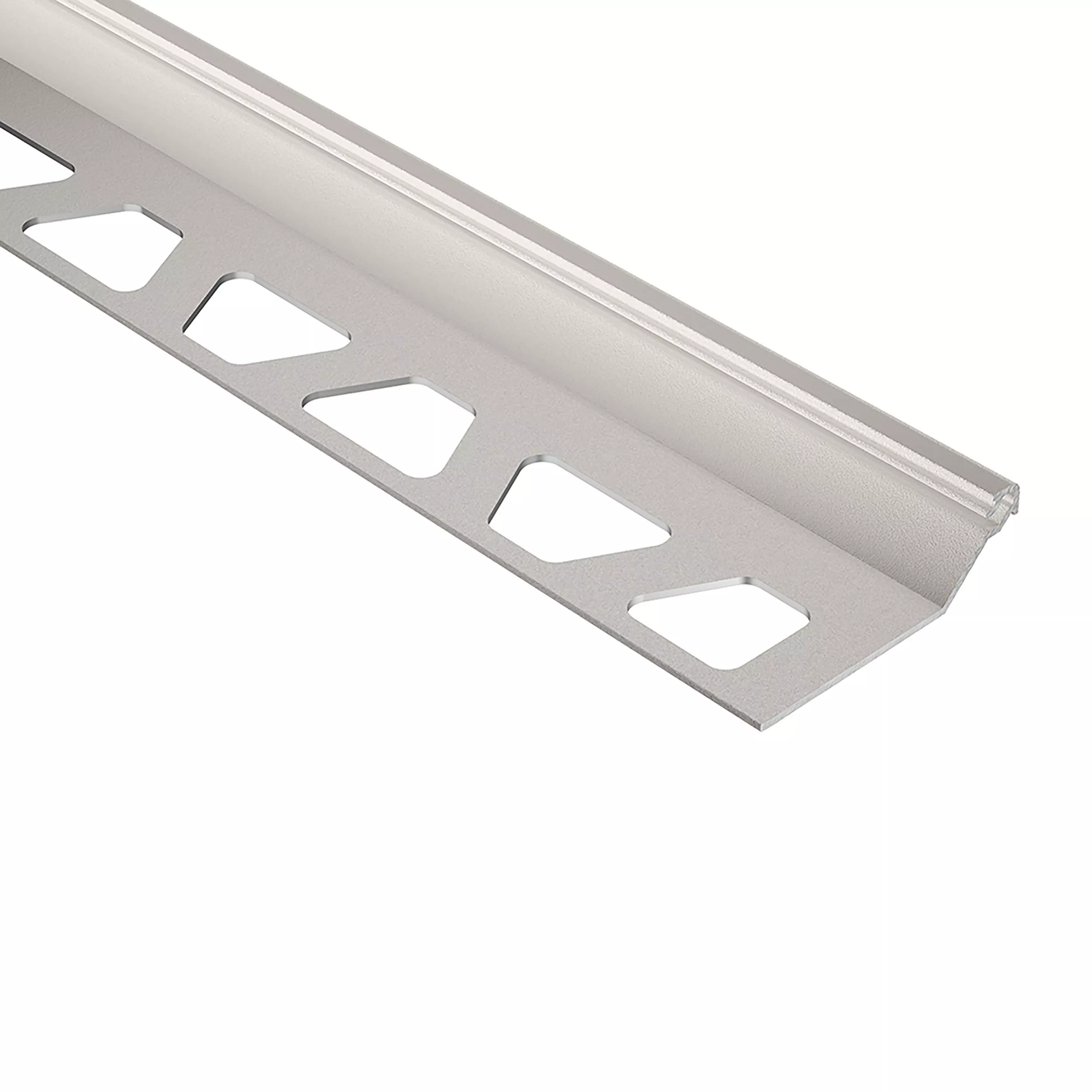 Schluter Finec-SQ Trim 7/16in. Aluminum Greige | Floor and Decor