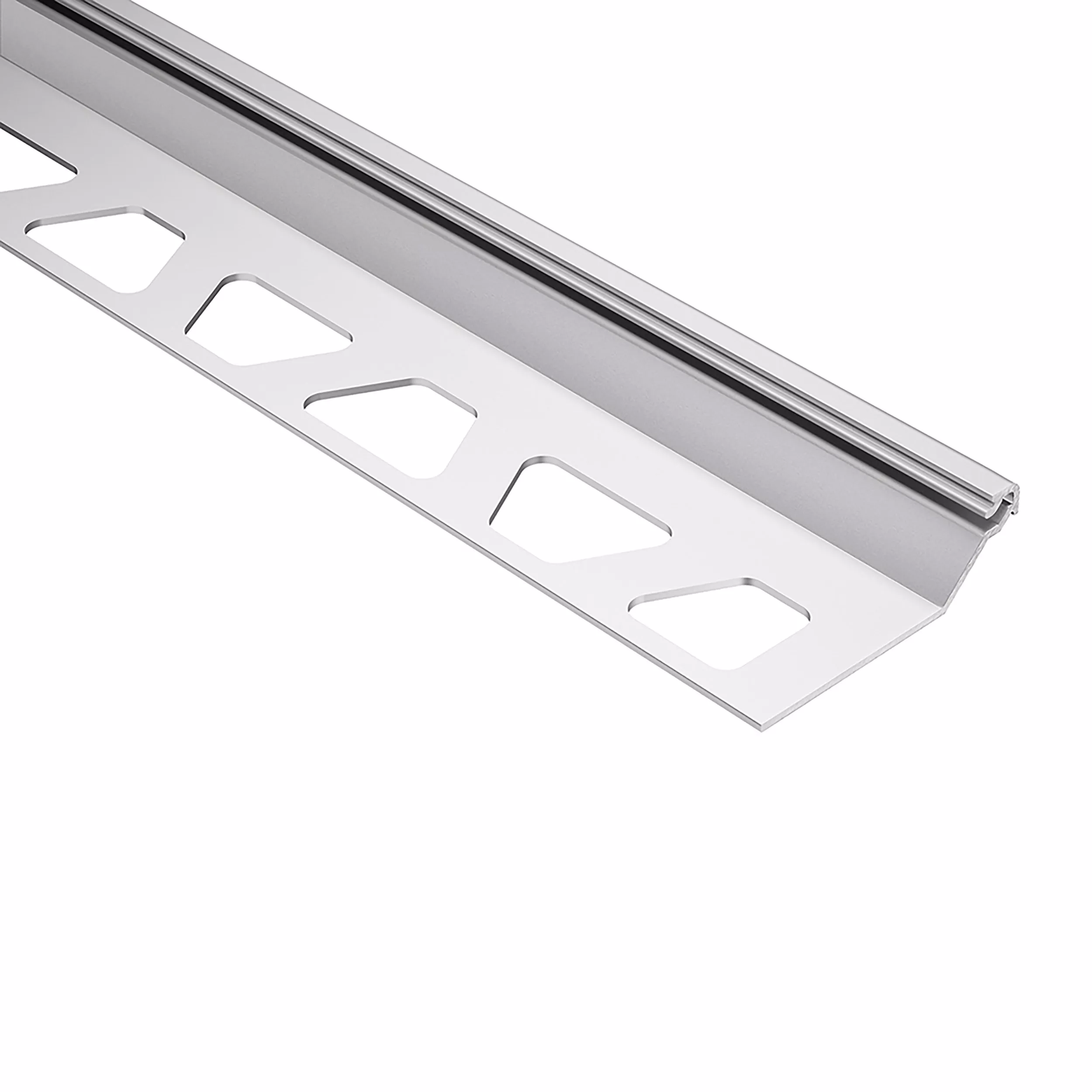Schluter Finec-SQ Trim 7/16in. Aluminum Satin | Floor and Decor