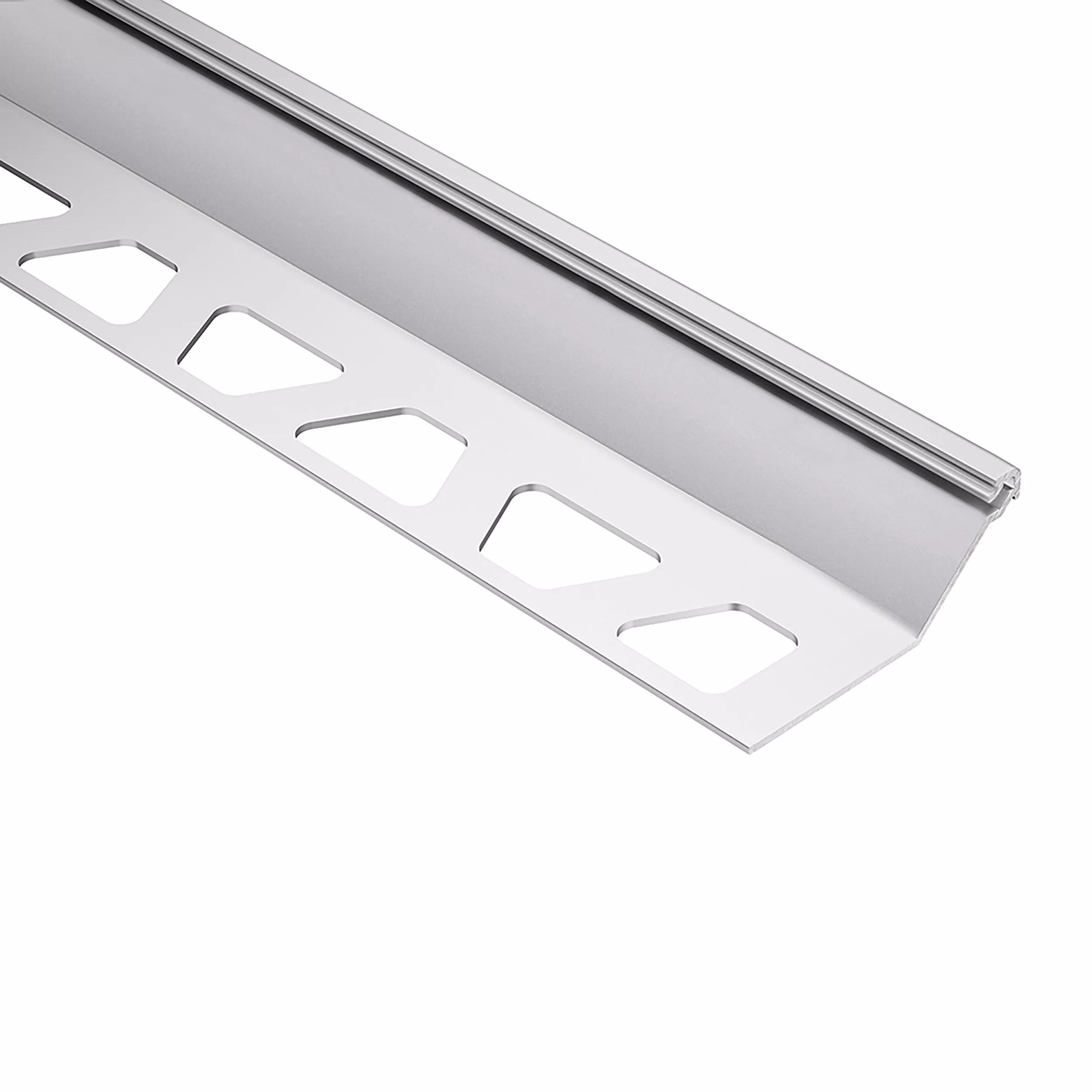 Schluter Finec-SQ Trim 9/16in. Aluminum Satin | Floor and Decor