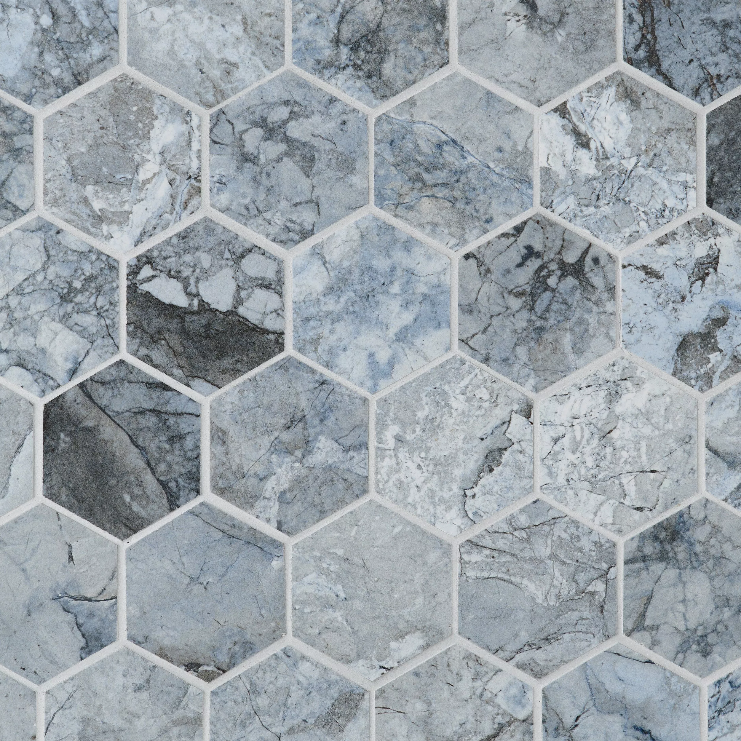 Belmont Blue Porcelain Mosaic | Floor and Decor