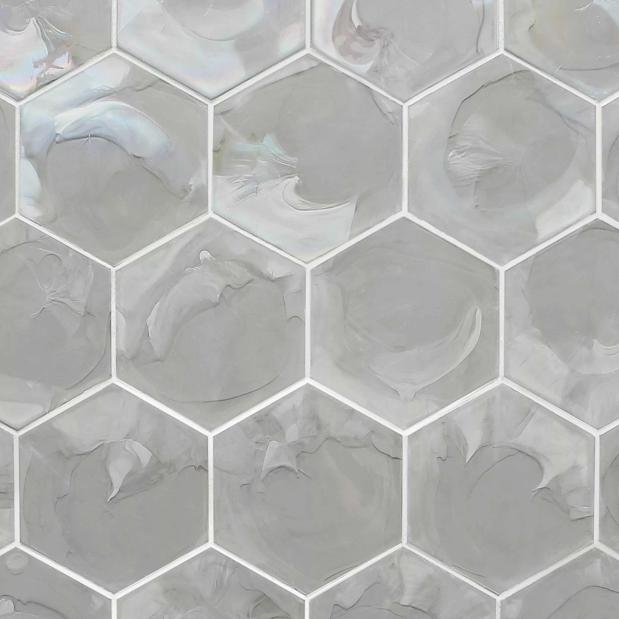 Cassini Hot Glass Hexagon Tile | Floor and Decor