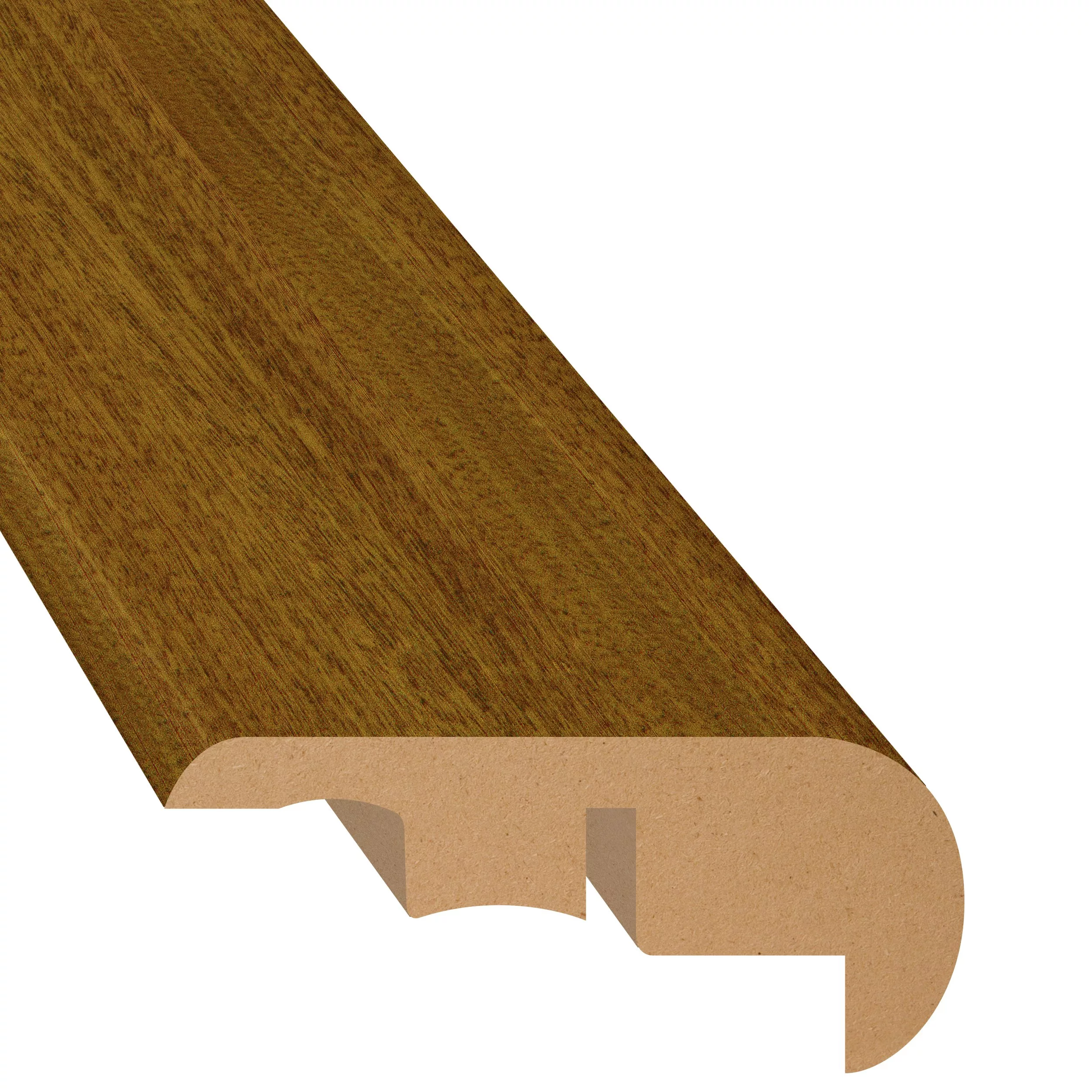 Rosemont Pecan 94in. Laminate Overlapping Stair Nose | Floor and Decor