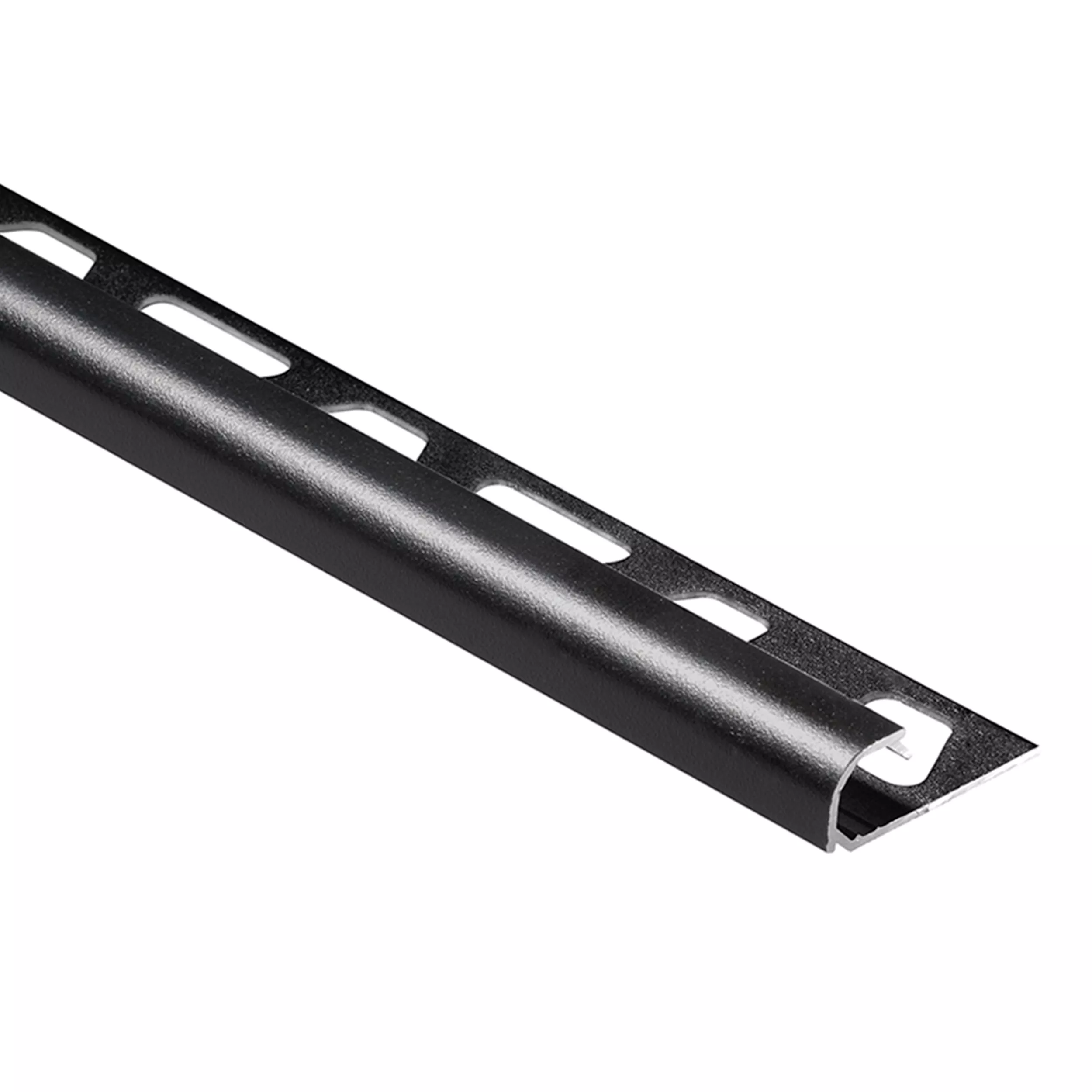 Schluter Rondec 1/2in. x 10ft. Textured Color-Coated Aluminum Matte ...