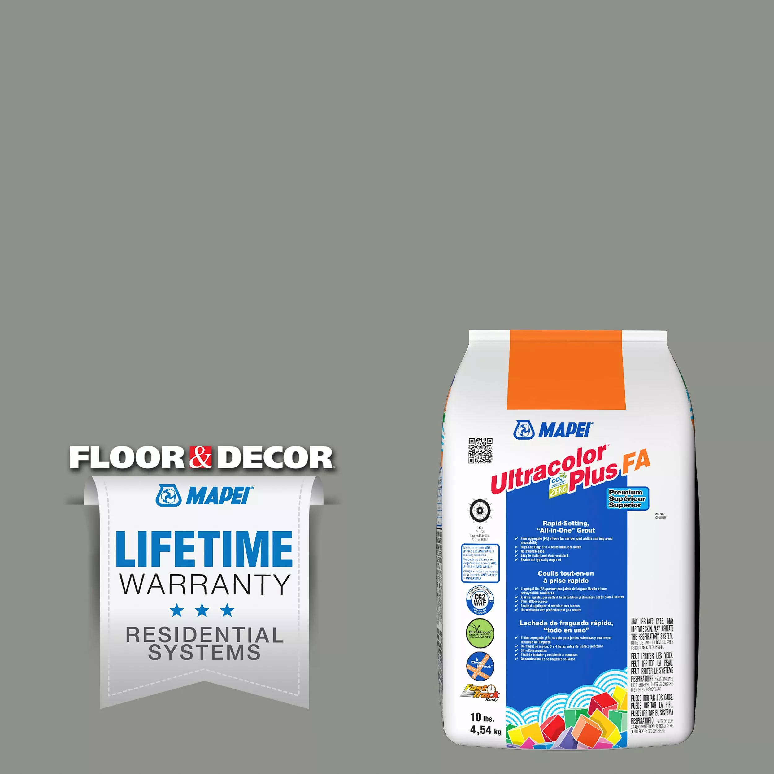 Mapei 5228 Cavern Moss Ultracolor Plus FA Grout | Floor and Decor