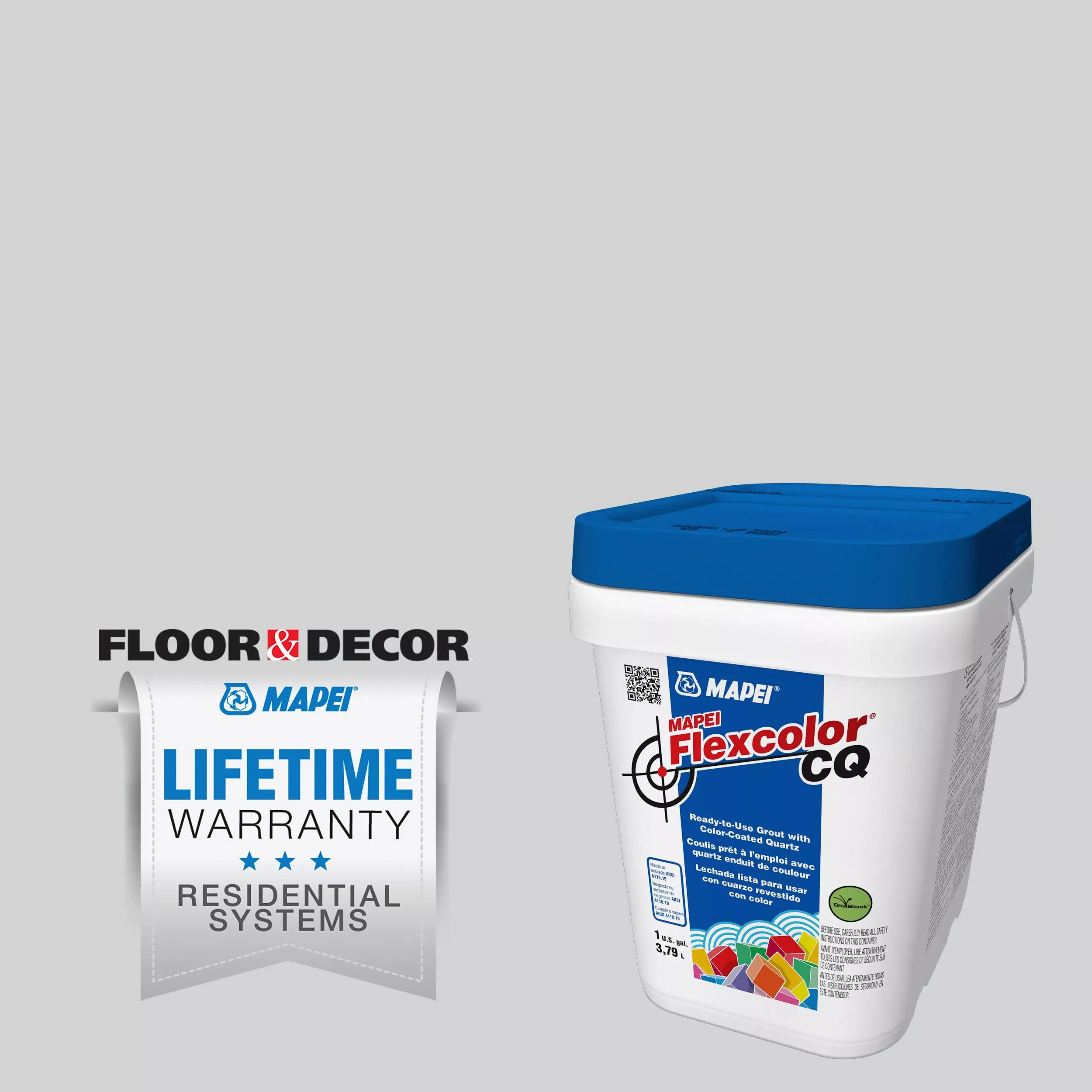 Mapei 5229 Sea Salt FlexColor CQ Grout | Floor and Decor