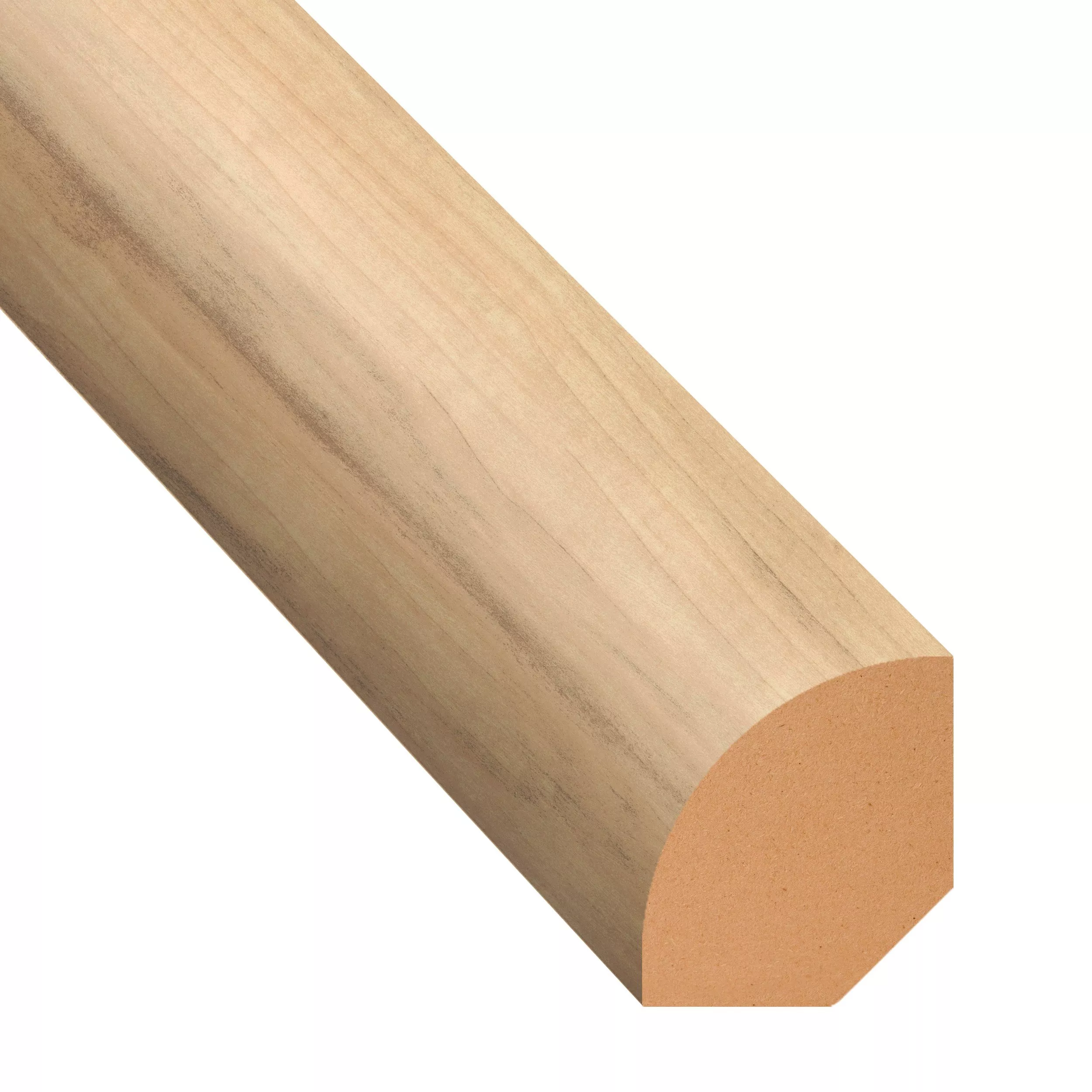 Sugar Maple 94in. Laminate Quarter Round | Floor and Decor