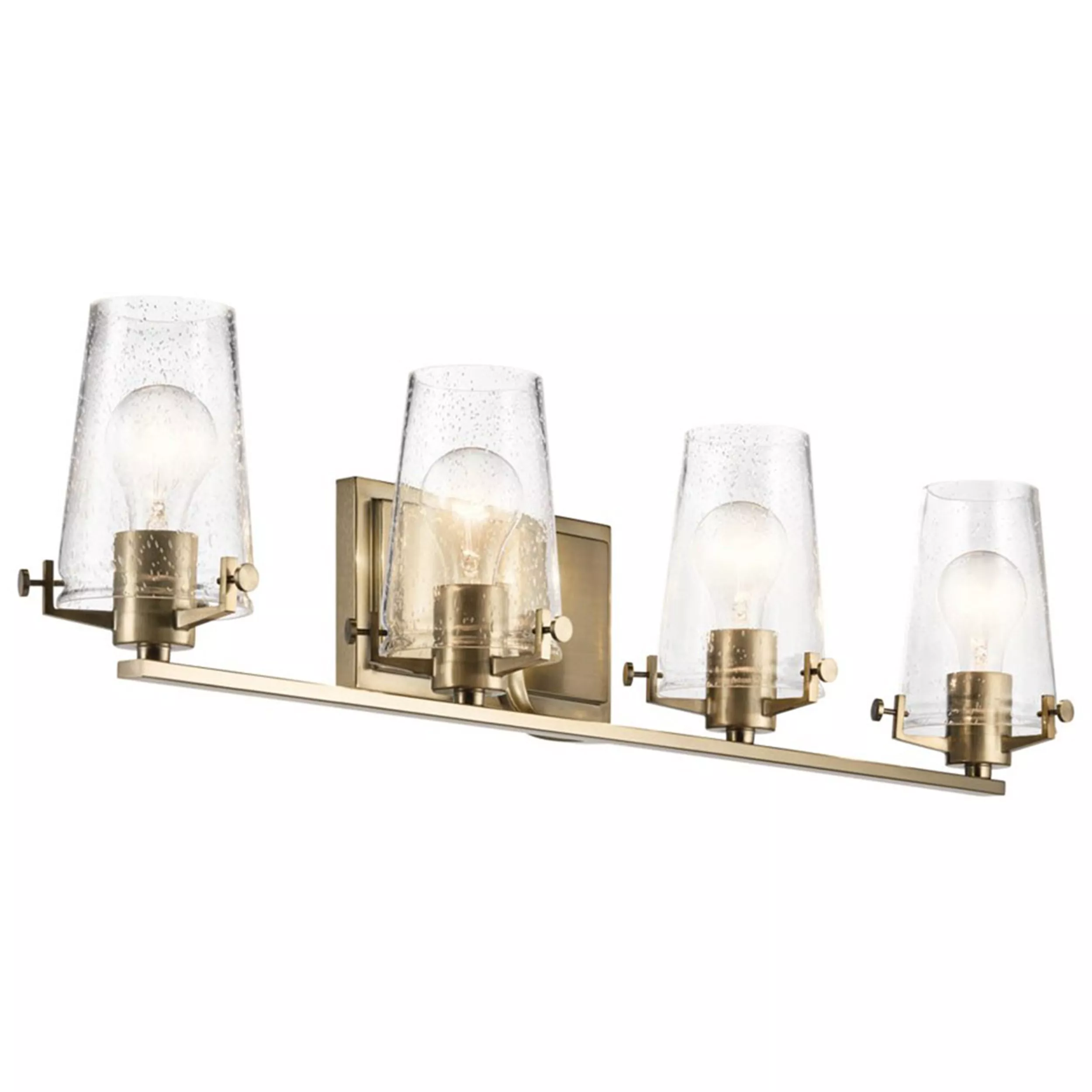 Alton Champagne Bronze Quadruple Sconce | Floor and Decor