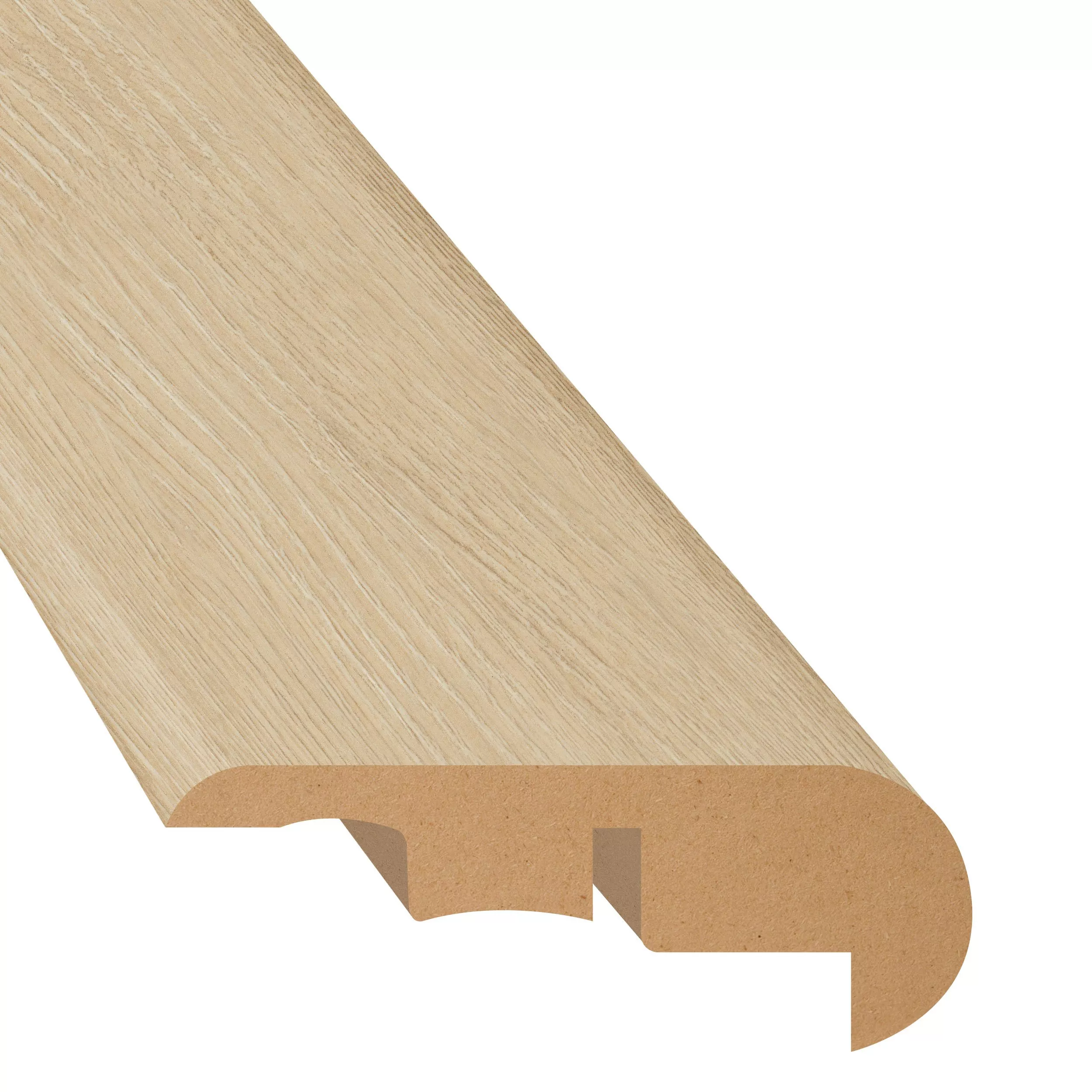 French Toast 94in. Laminate Overlapping Stair Nose | Floor and Decor