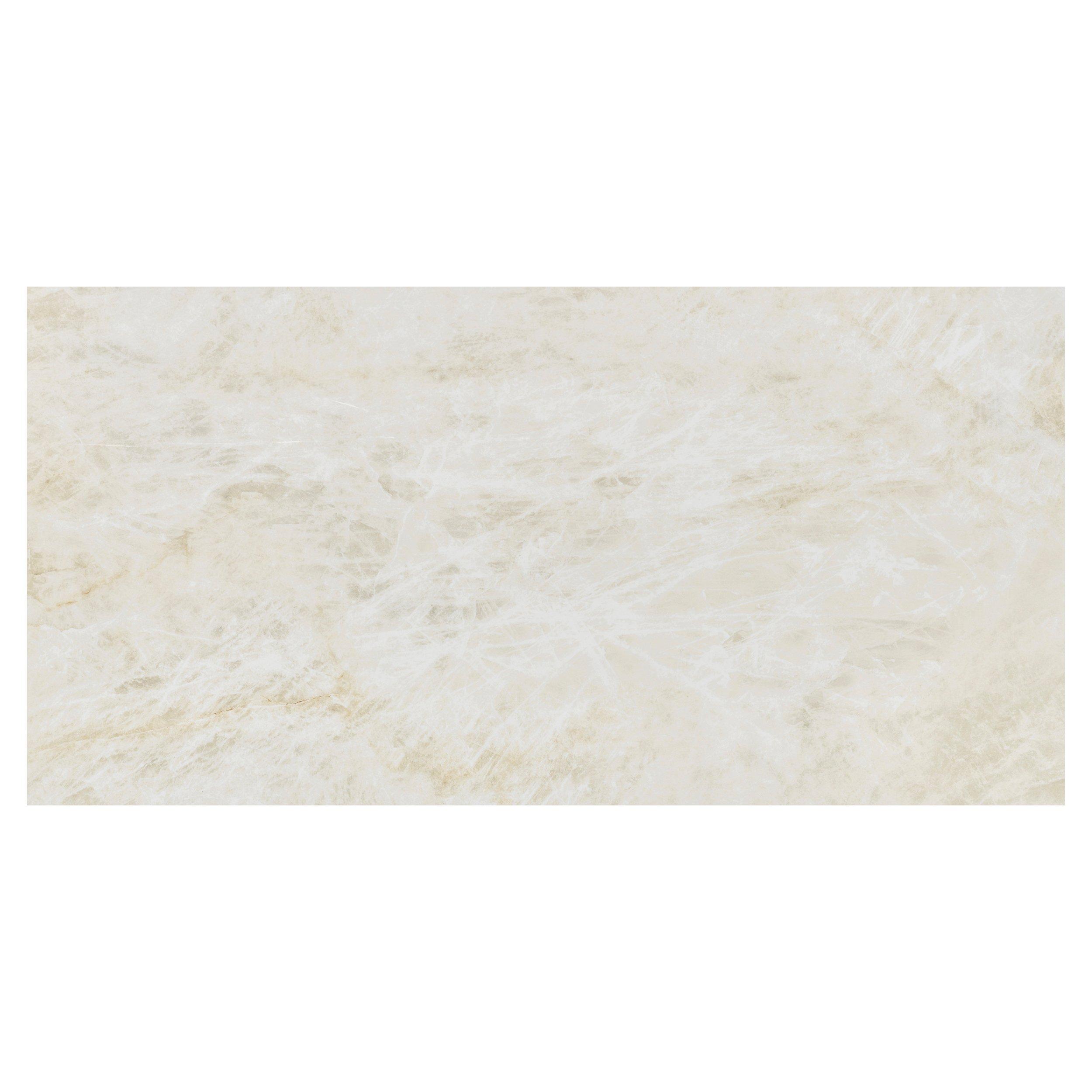 Perla Venata Quartzite Polished Porcelain Tile | Floor and Decor