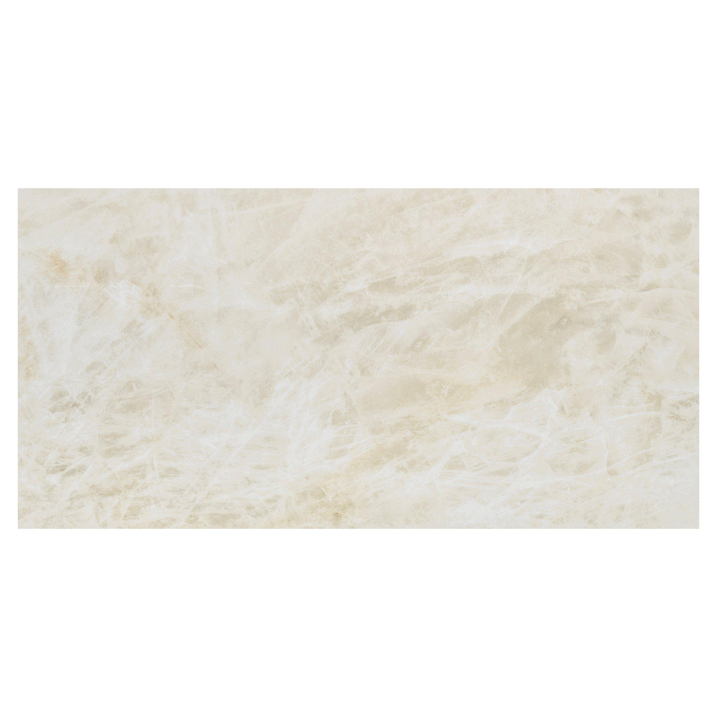 Perla Venata Polished Porcelain Tile | Floor and Decor