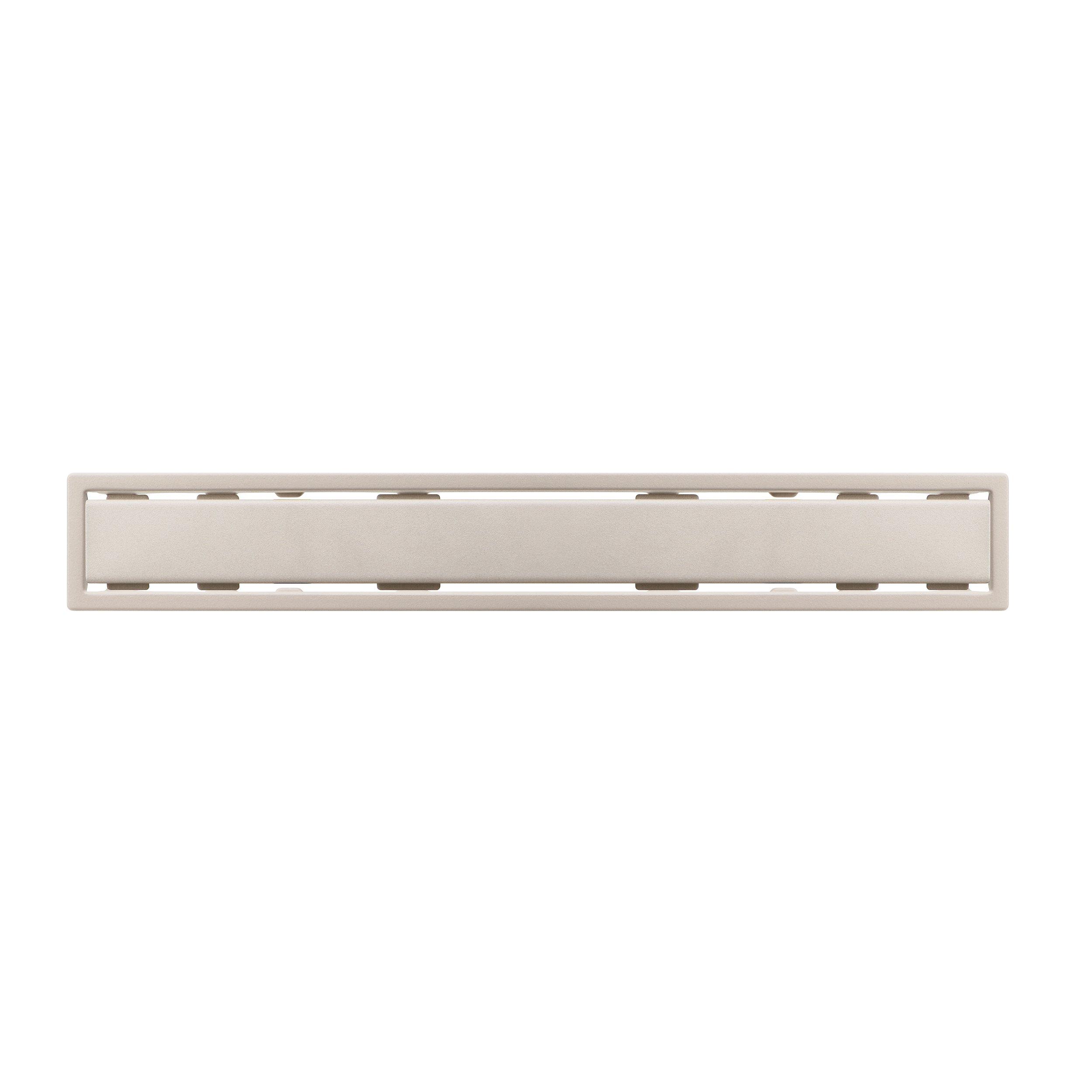 Schluter Kerdi-Line 3/4in. Frame 68in. Solid Grate Ivory | Floor and Decor