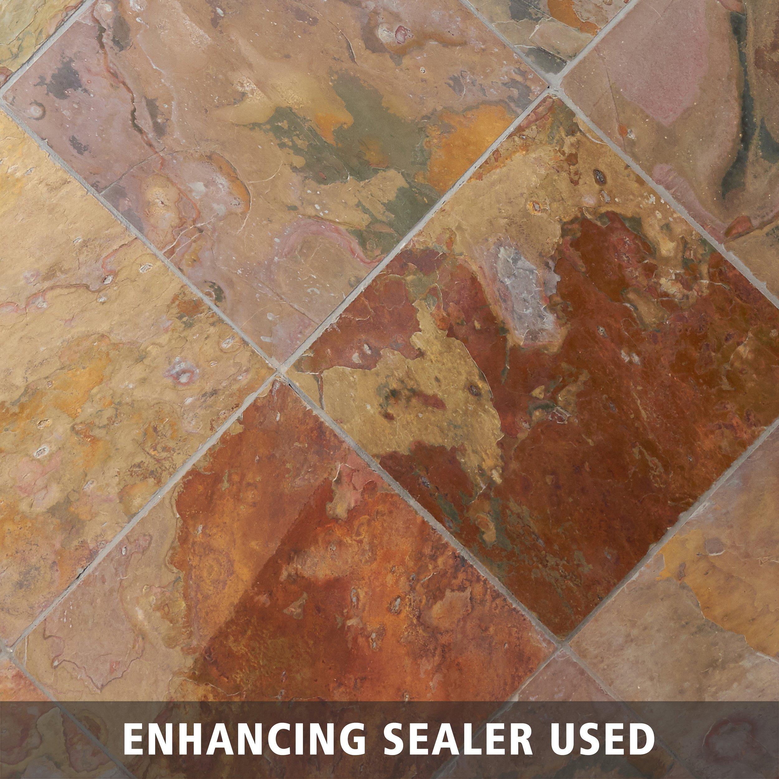 Peacock Multicolor Slate Tile | Floor and Decor